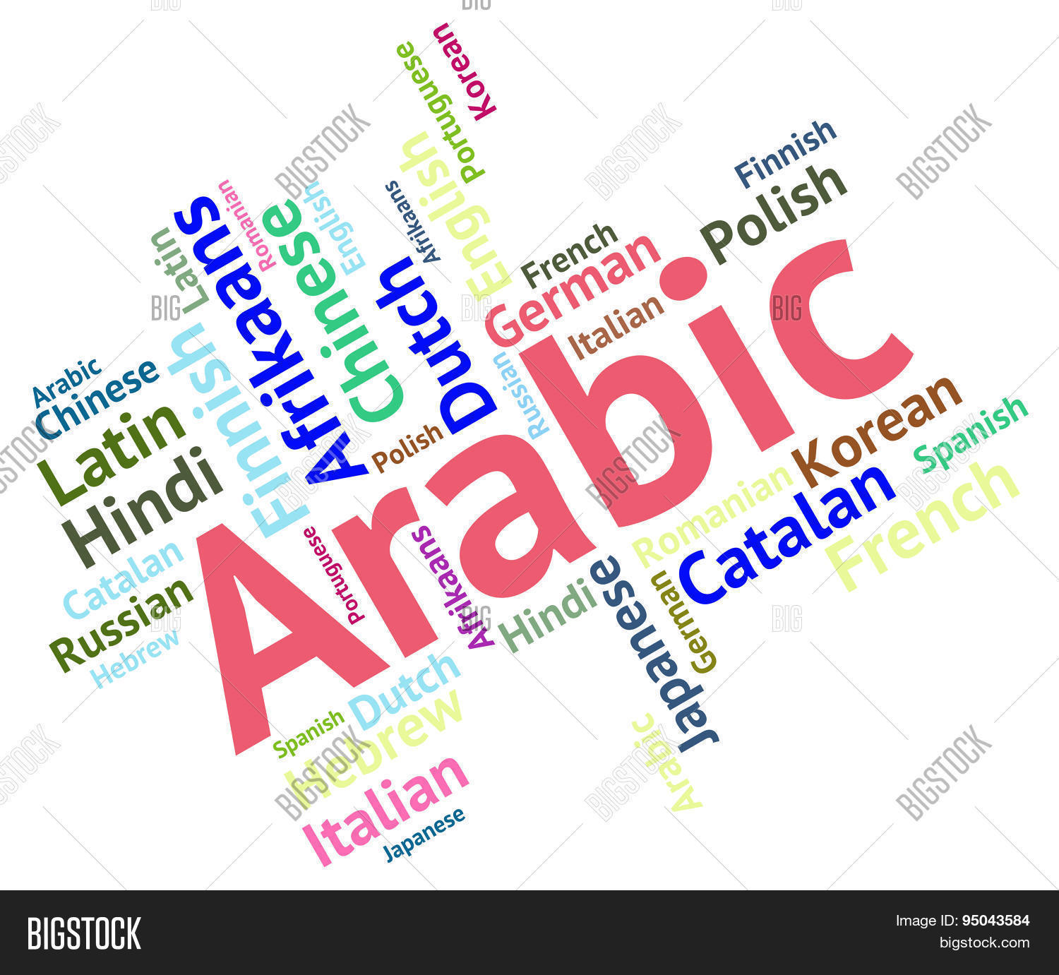 Arabic Language Means Image & Photo (Free Trial) | Bigstock