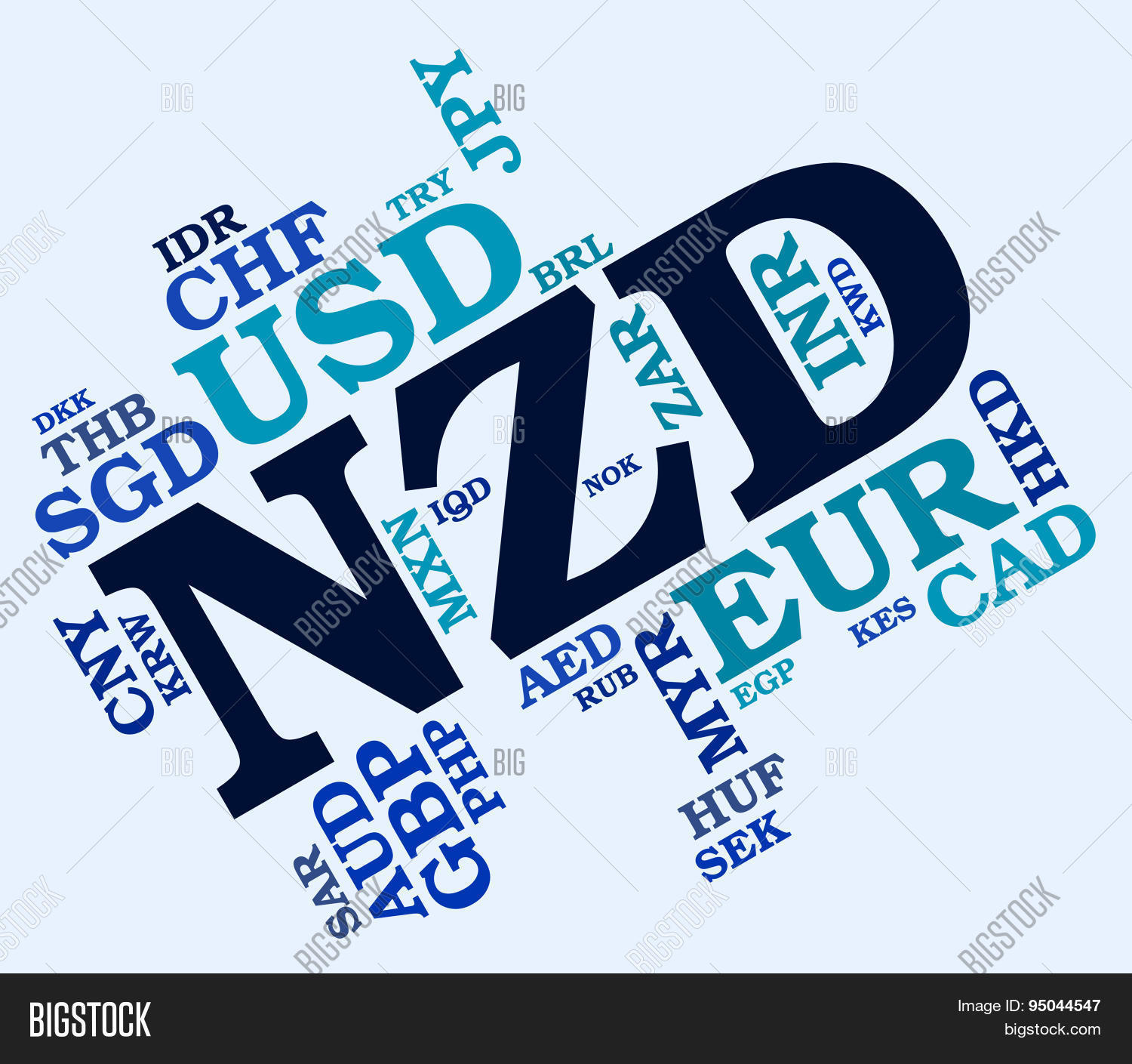 Nzd Currency Shows New Image & Photo (Free Trial) | Bigstock