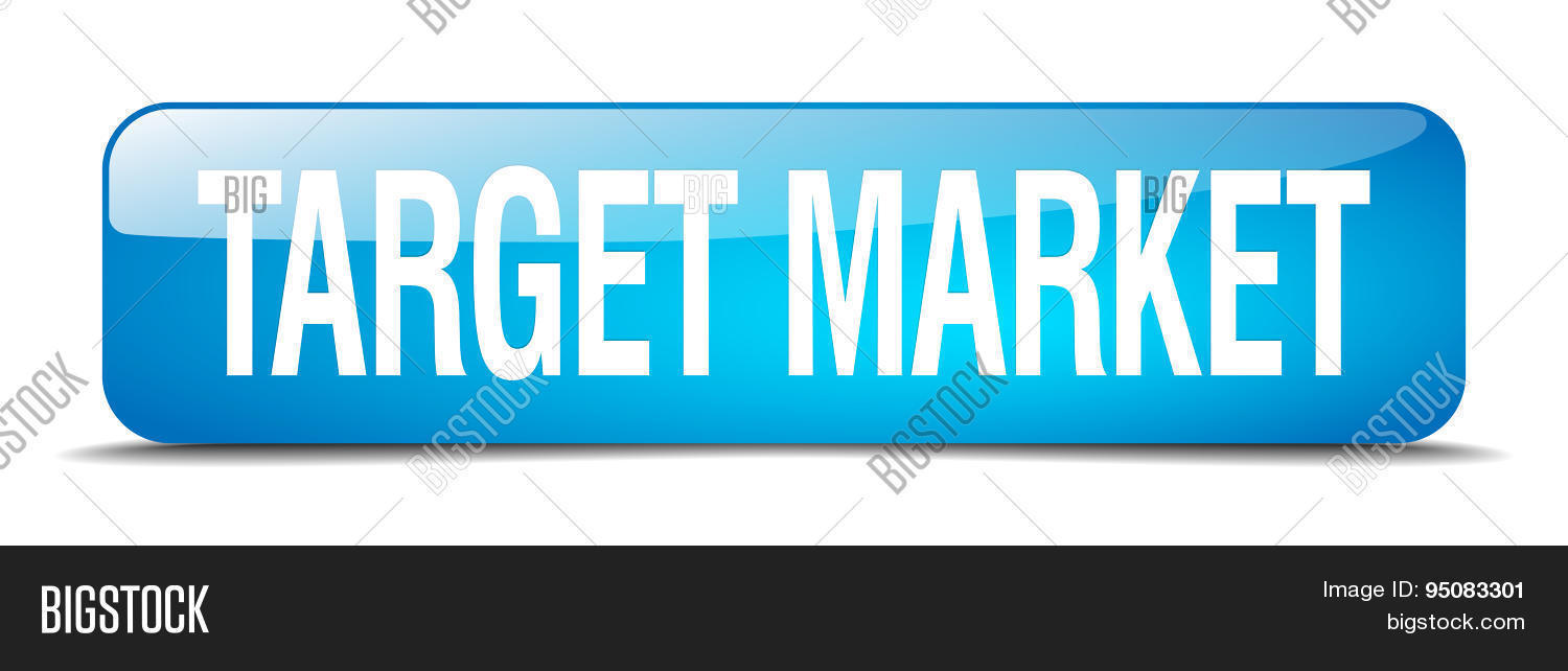Target Market Blue Vector & Photo (Free Trial) | Bigstock