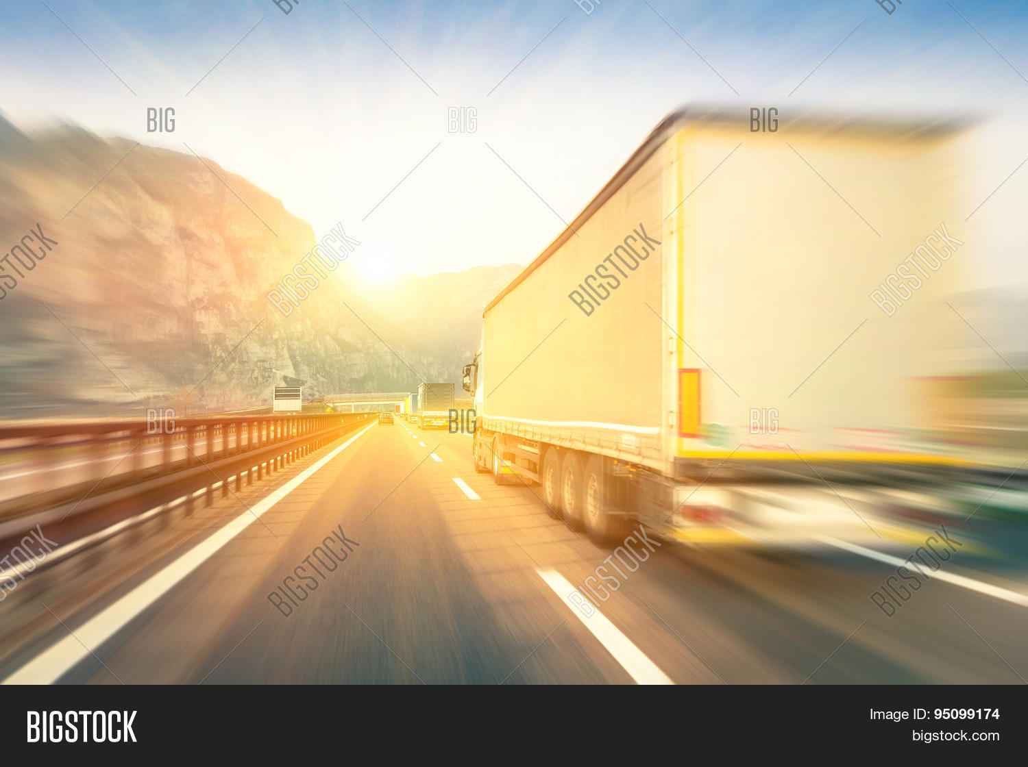 Generic Semi Trucks Image & Photo (Free Trial) | Bigstock