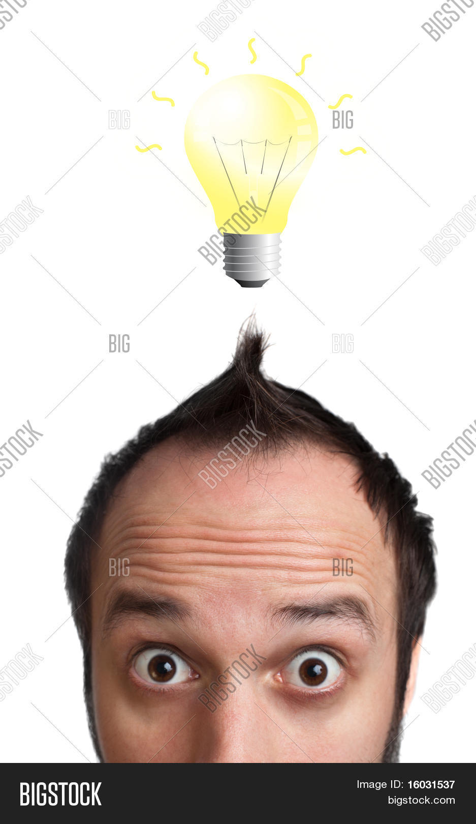 Funny Young Man Light Image & Photo (Free Trial) | Bigstock