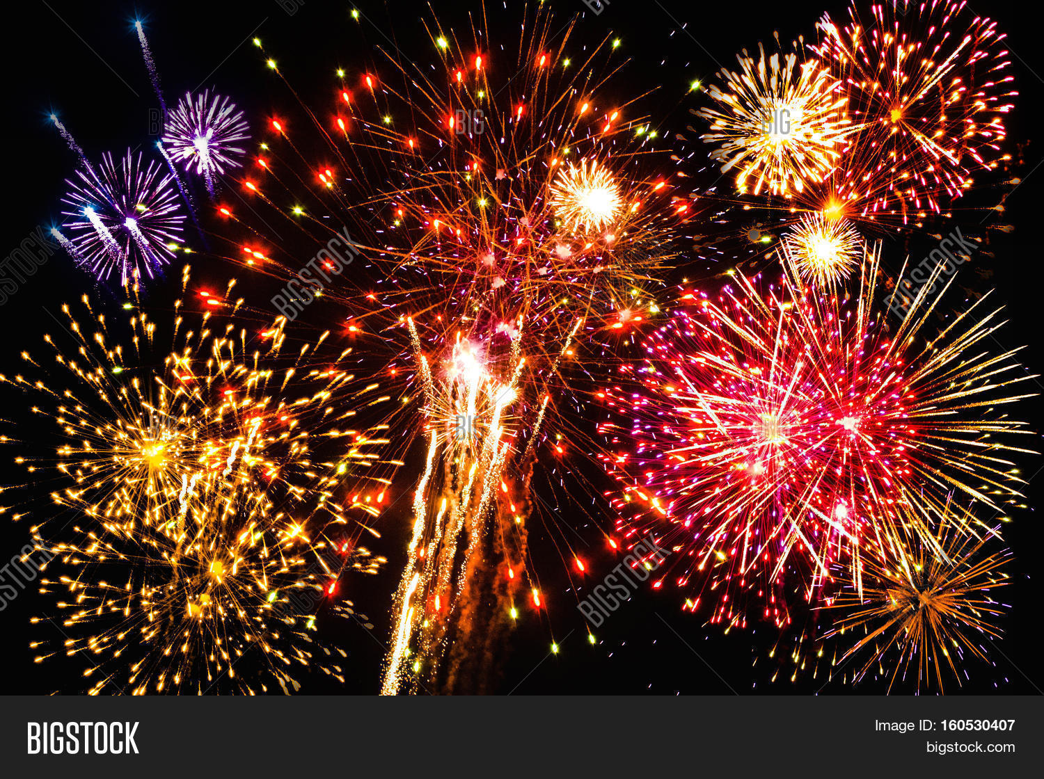 Amazing Fireworks, Image & Photo (Free Trial) | Bigstock