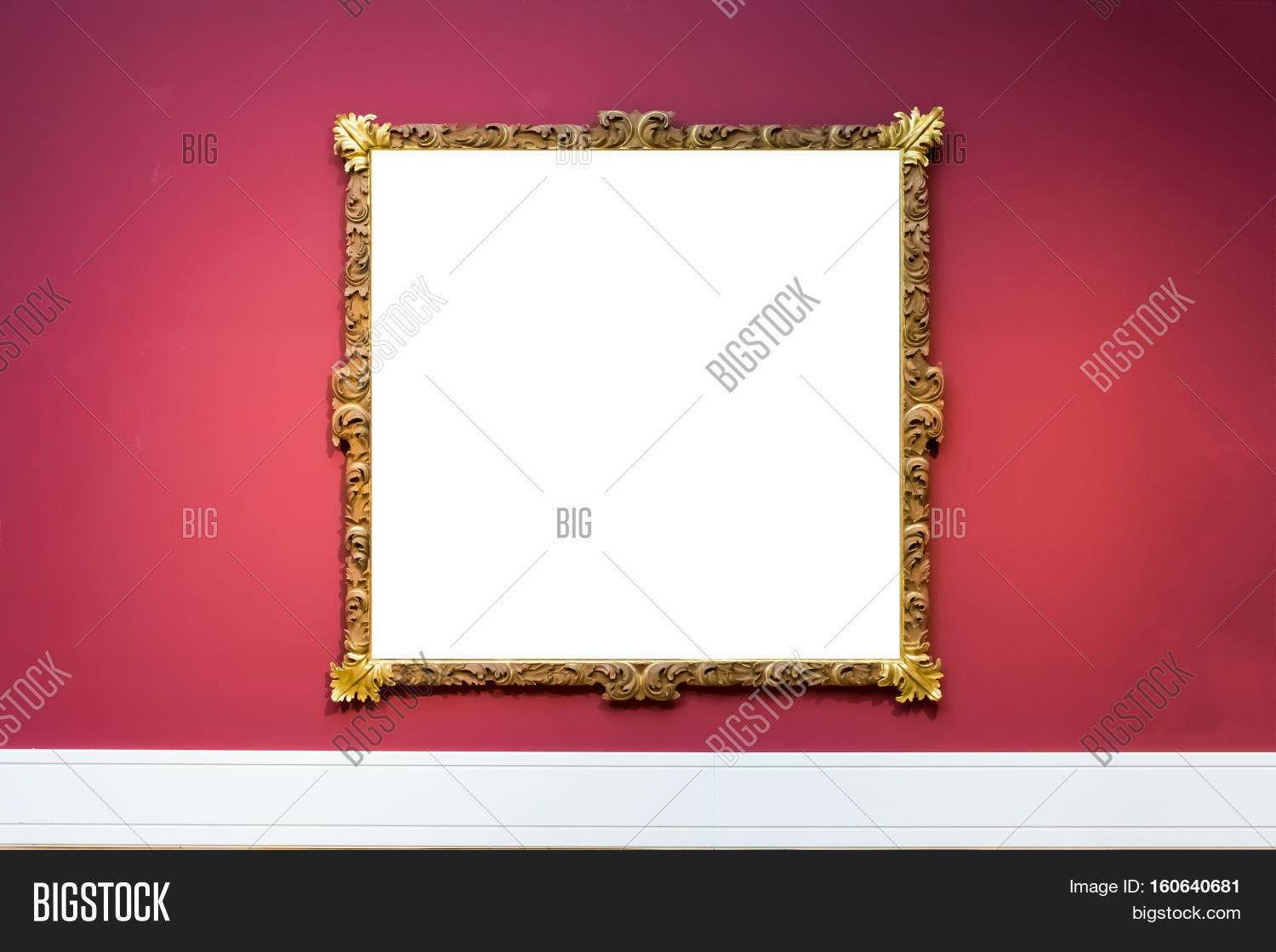 Art Museum Frame Red Image & Photo (Free Trial) | Bigstock
