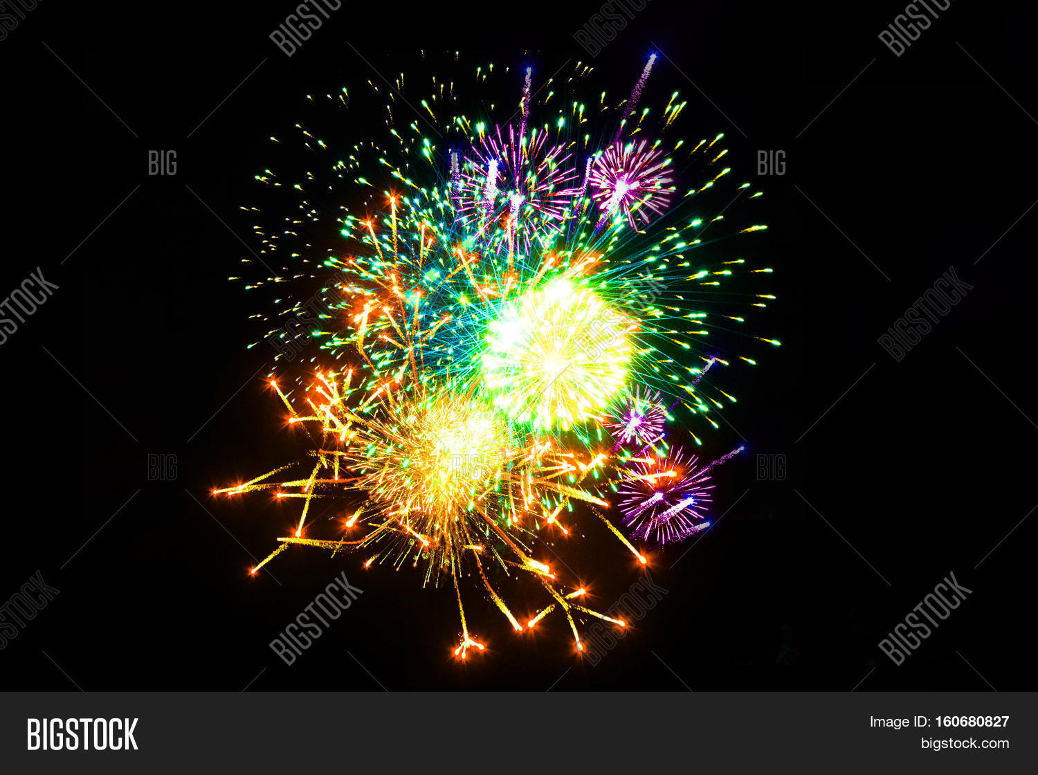 Amazing Fireworks, Image & Photo (Free Trial) | Bigstock