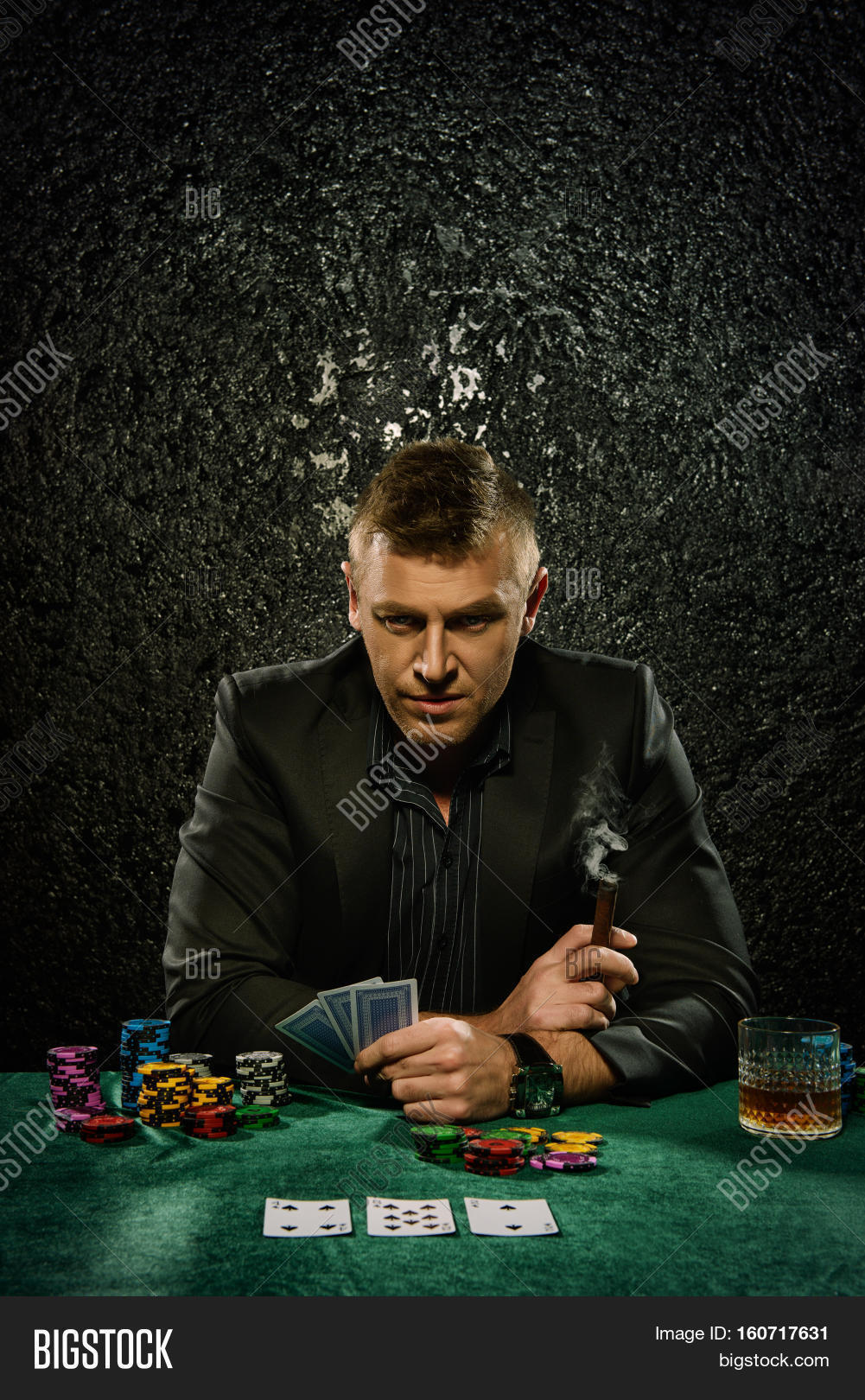 Rich Gambler Man Cards Image & Photo (Free Trial) | Bigstock