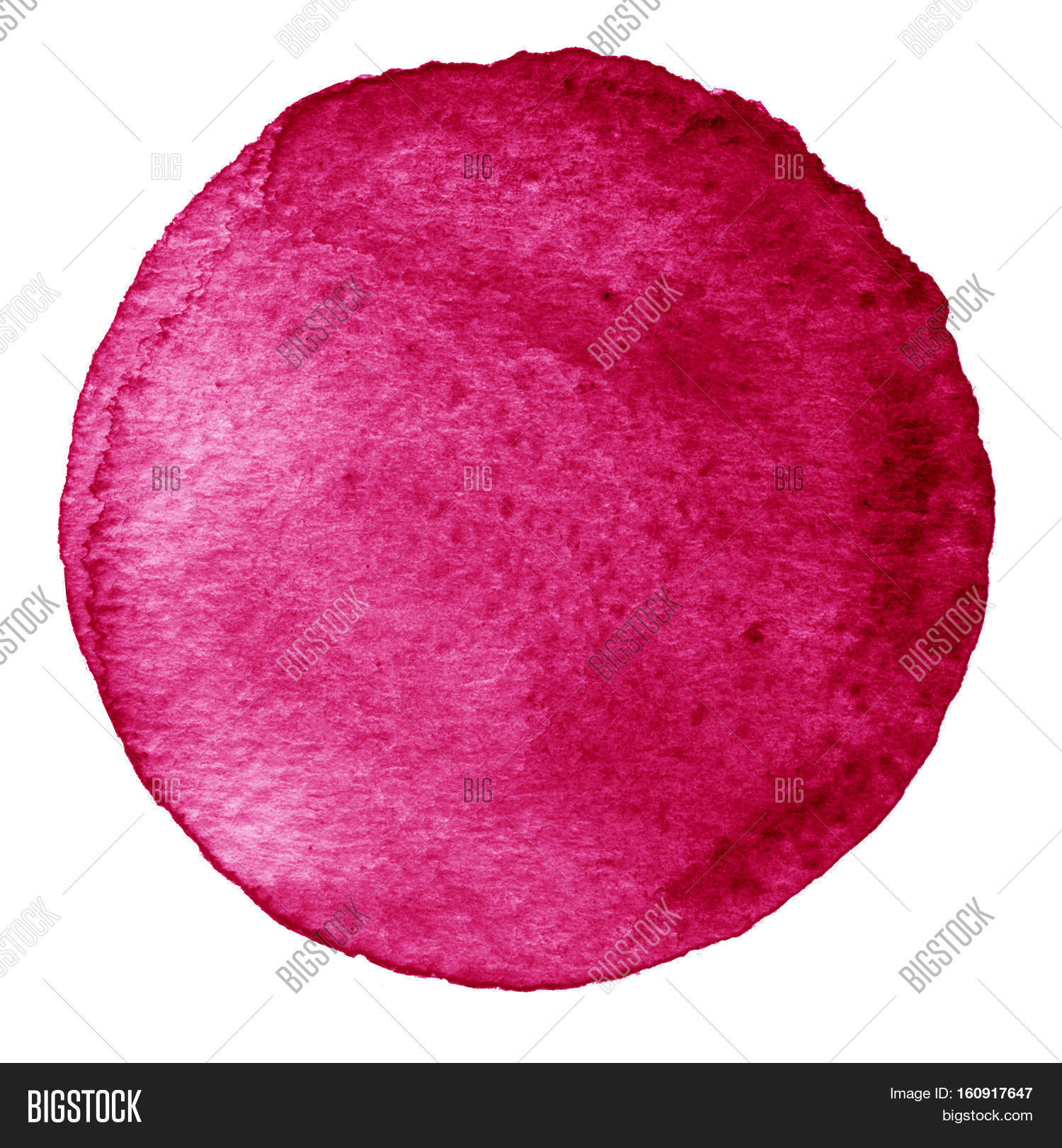 Pink Watercolor Circle Image & Photo (Free Trial) | Bigstock