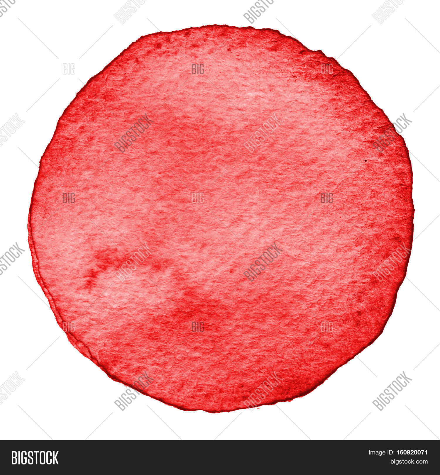 Red Watercolor Circle Image & Photo (Free Trial) | Bigstock