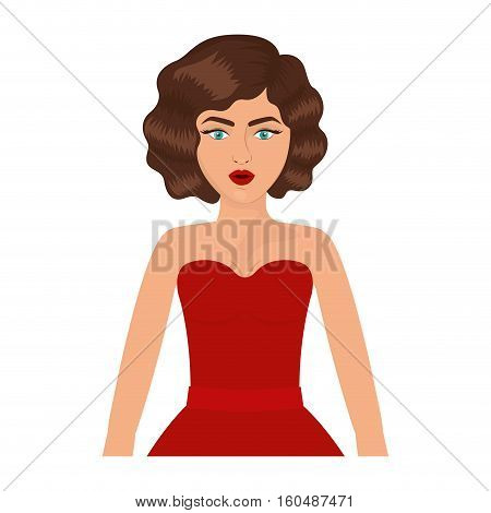 Retro Woman Cartoon Vector & Photo (Free Trial) | Bigstock