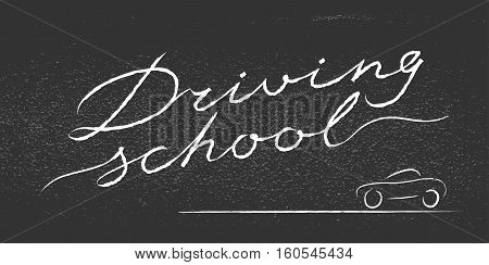 Driving School Vector Vector & Photo (Free Trial) | Bigstock