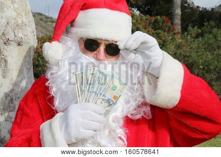 Santa Claus Money. Image & Photo (Free Trial) | Bigstock