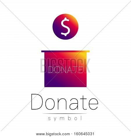 Donation Sign Icon. Vector & Photo (Free Trial) | Bigstock