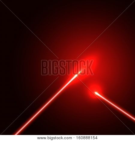 Red Laser Beam Vector & Photo (Free Trial) | Bigstock