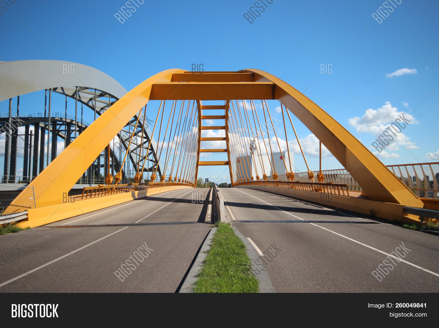 Bright Yellow Bridge Image & Photo (Free Trial) | Bigstock