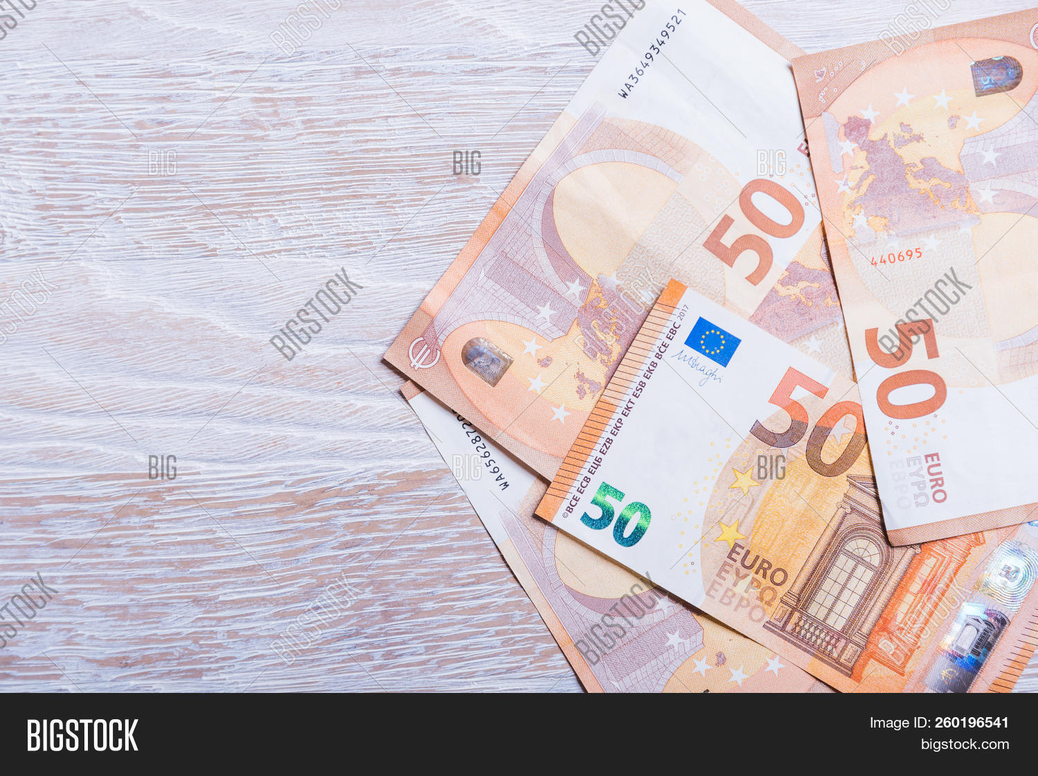 Banknotes Fifty Euros Image & Photo (Free Trial) | Bigstock