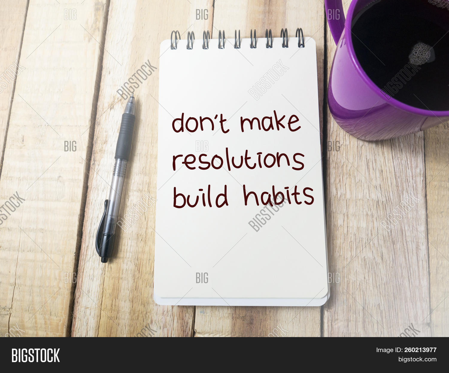 Don't Make Resolutions Image & Photo (Free Trial) | Bigstock