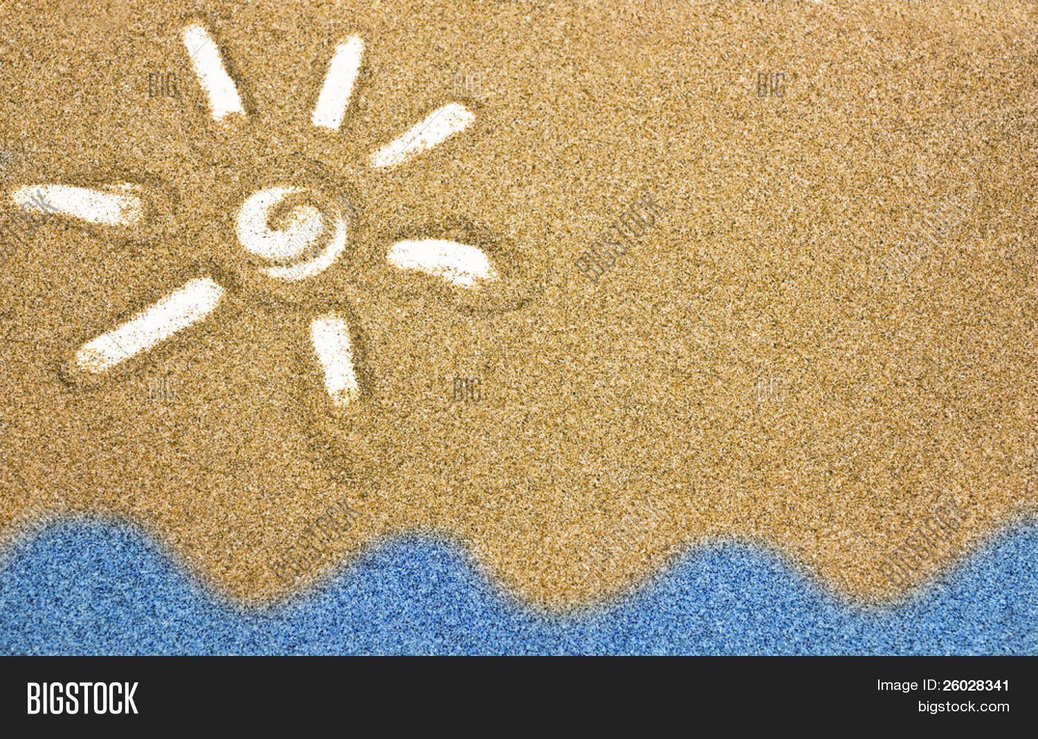 Summer-drawn Sand Image & Photo (Free Trial) | Bigstock