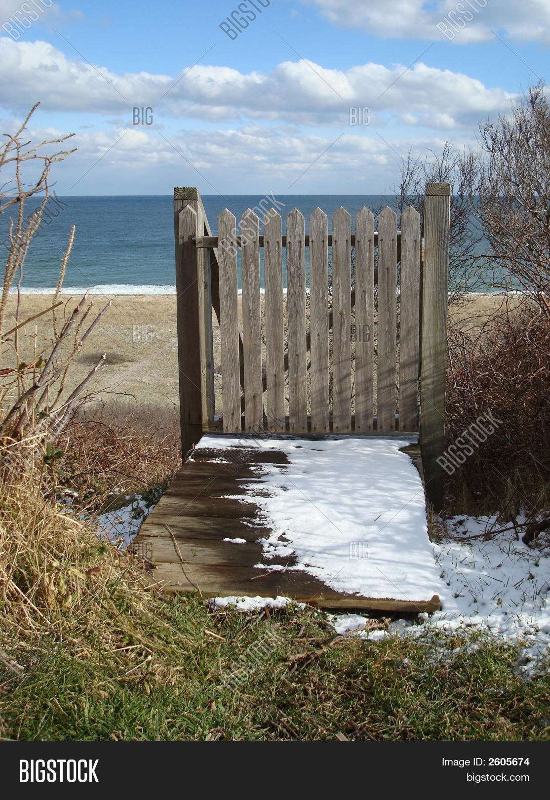 Nantucket Fence Image & Photo (Free Trial) | Bigstock