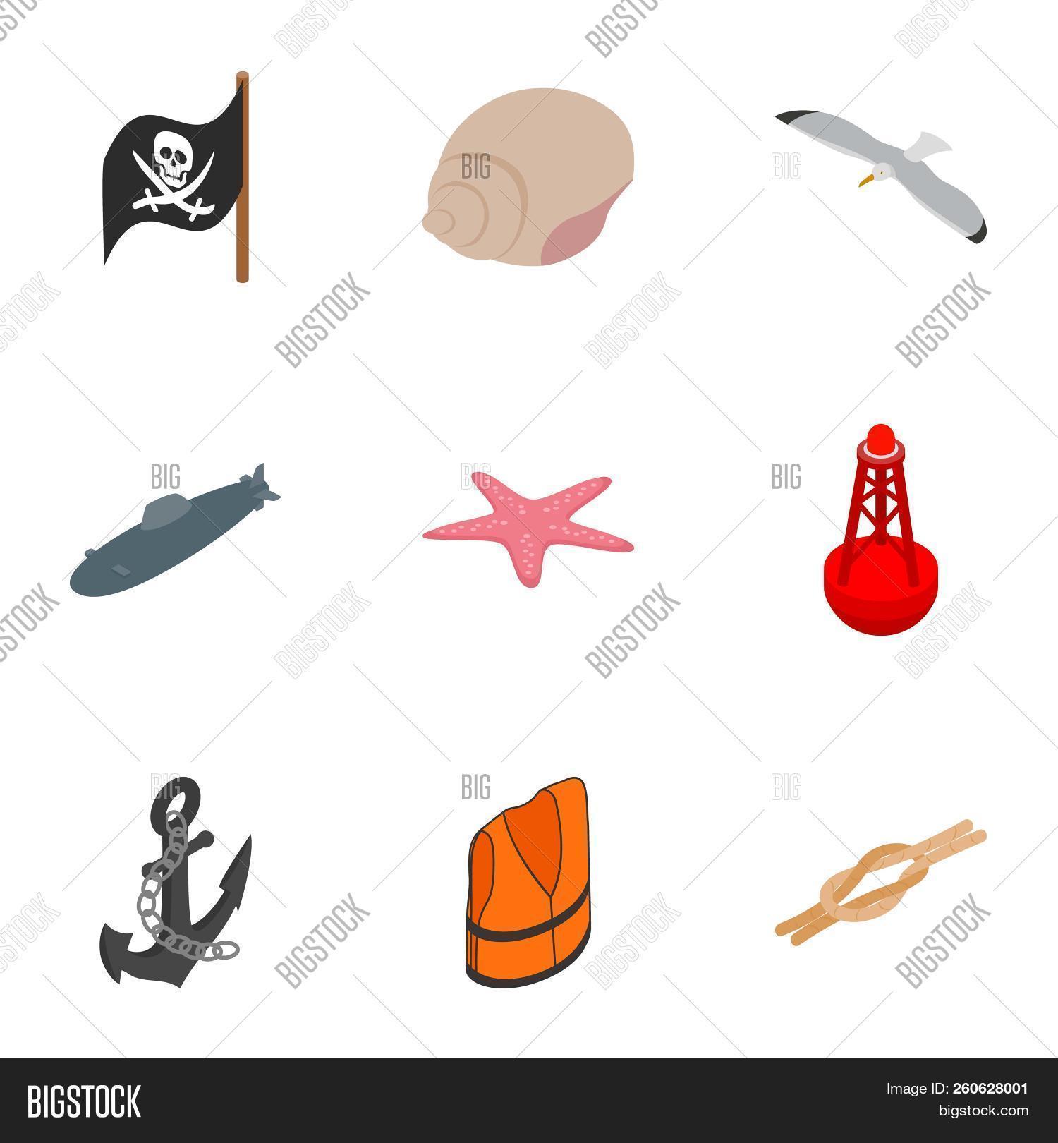 Seafaring Icons Set. Image & Photo (Free Trial) | Bigstock