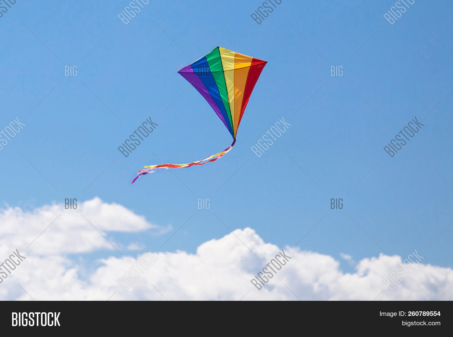 Kite Flying Sky Colors Image & Photo (Free Trial) | Bigstock