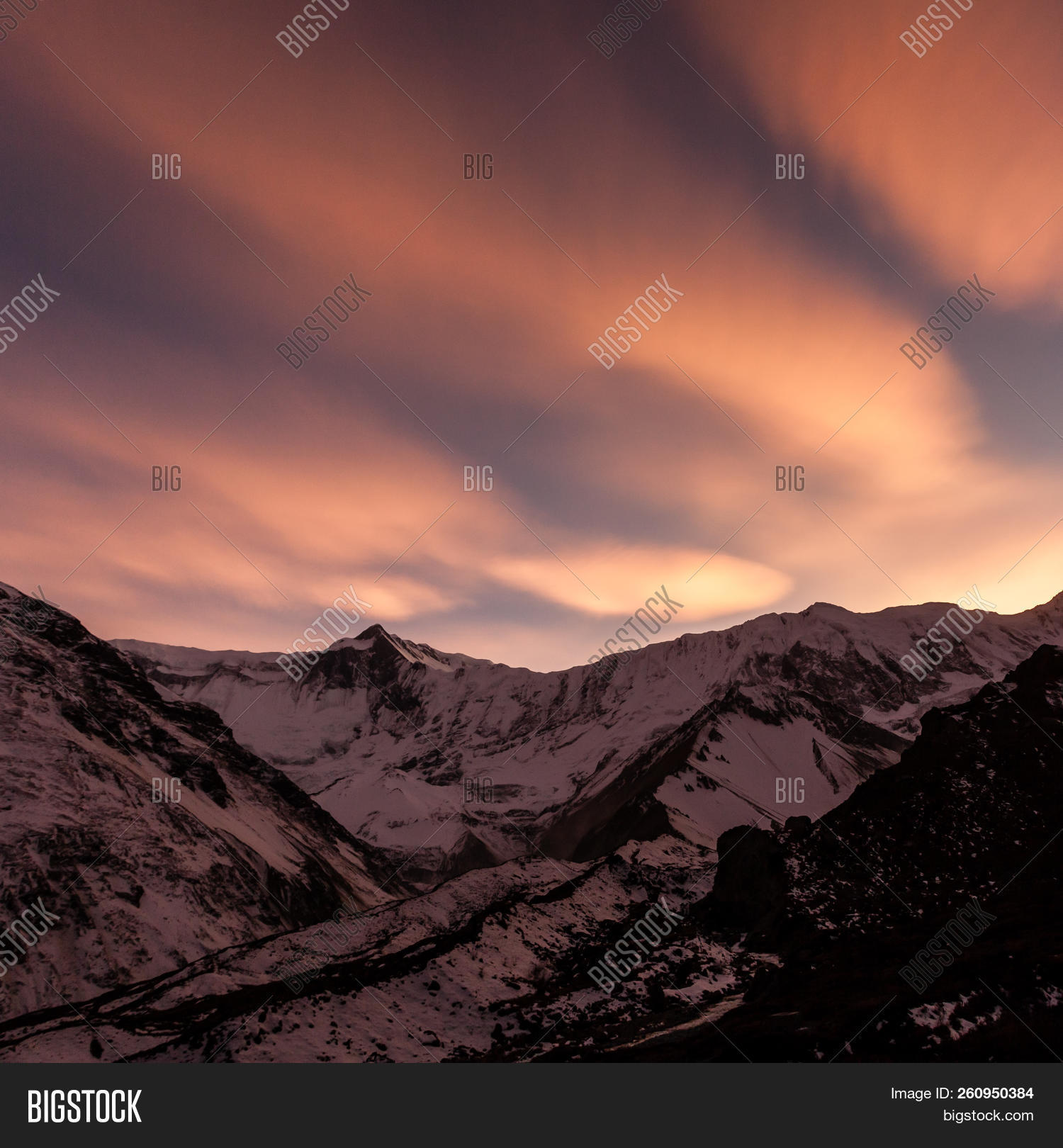 Sunset Himalayas, Image & Photo (Free Trial) | Bigstock