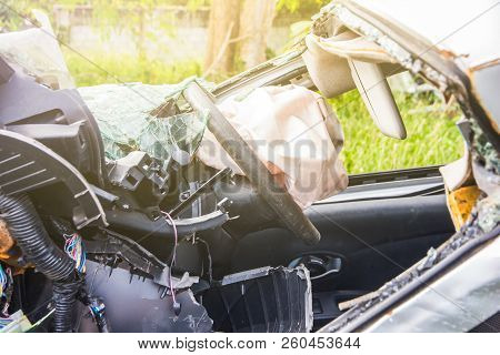 Airbag Exploded Car Image & Photo (Free Trial) | Bigstock