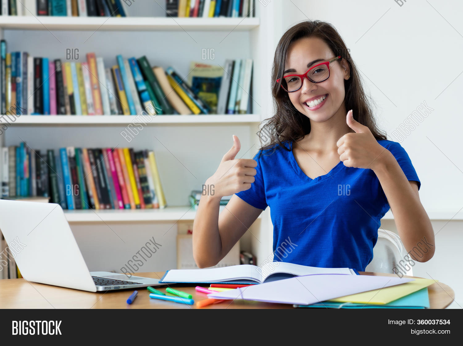 Nerdy Female Student Image & Photo (Free Trial) | Bigstock