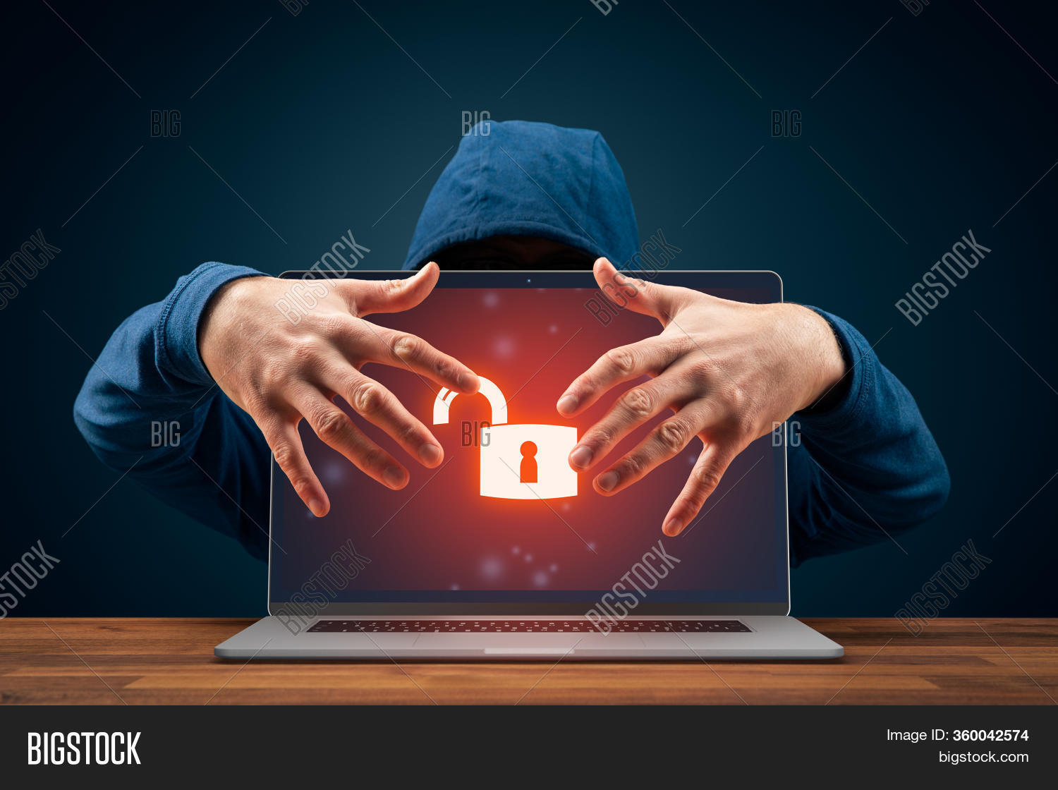 Unprotected Computer Image & Photo (Free Trial) | Bigstock