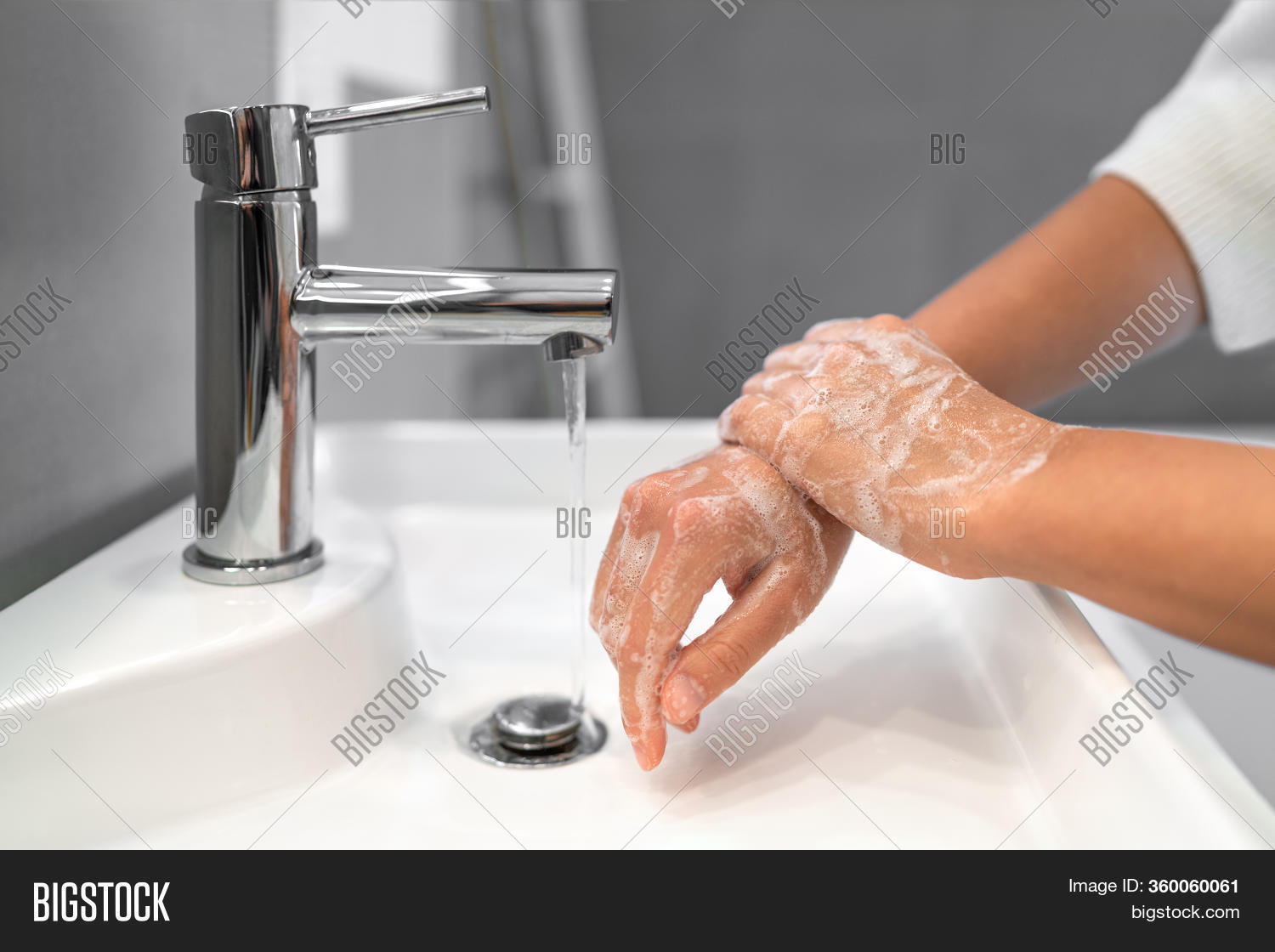 Hand Washing Lather Image & Photo (Free Trial) | Bigstock
