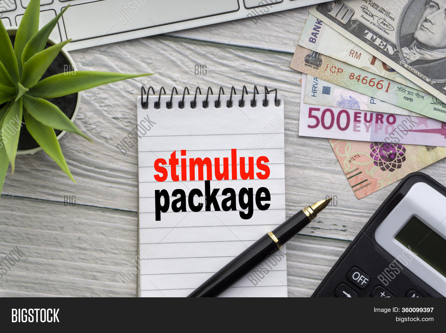 Stimulus Package Text Image & Photo (Free Trial) | Bigstock