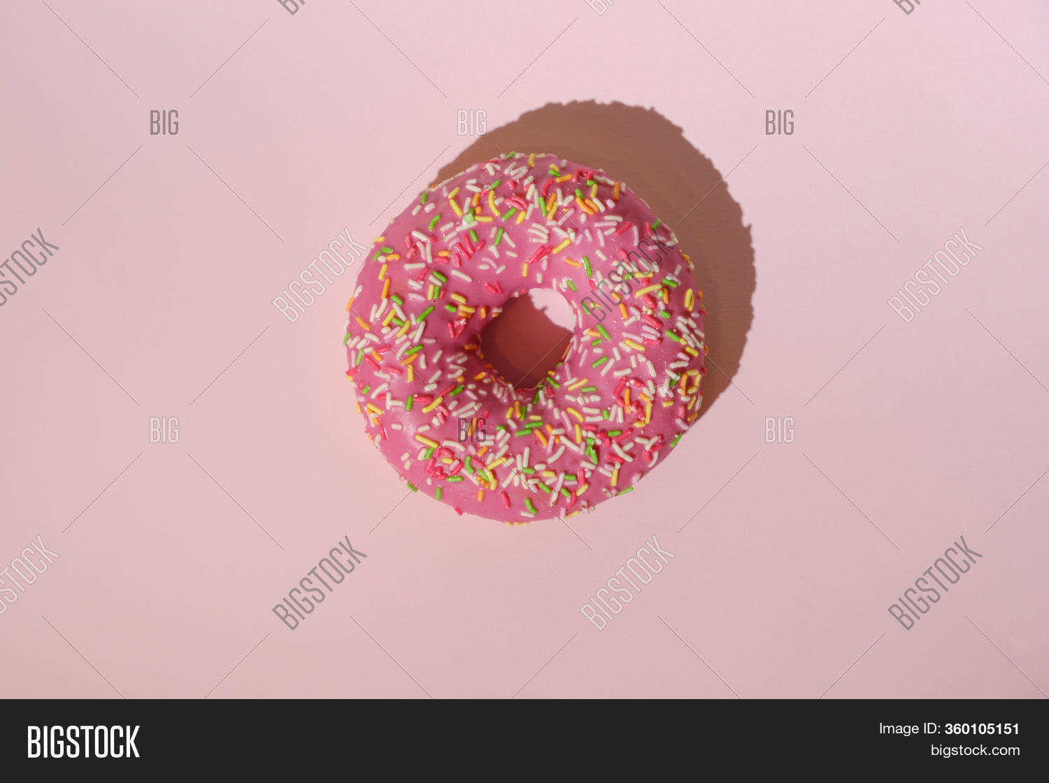 Pink Glazed Donut Image & Photo (Free Trial) | Bigstock