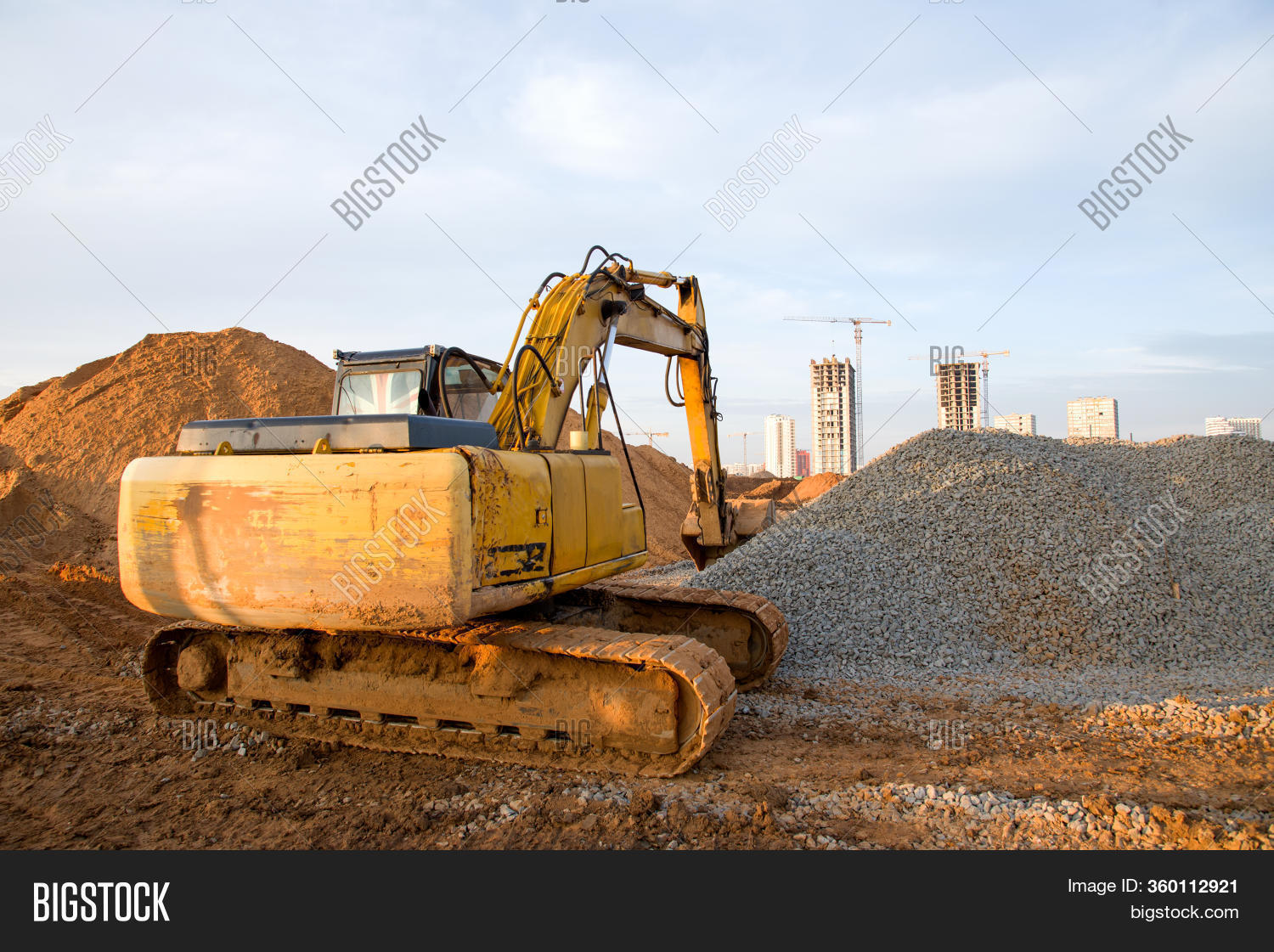Excavator Earthworks Image & Photo (Free Trial) | Bigstock