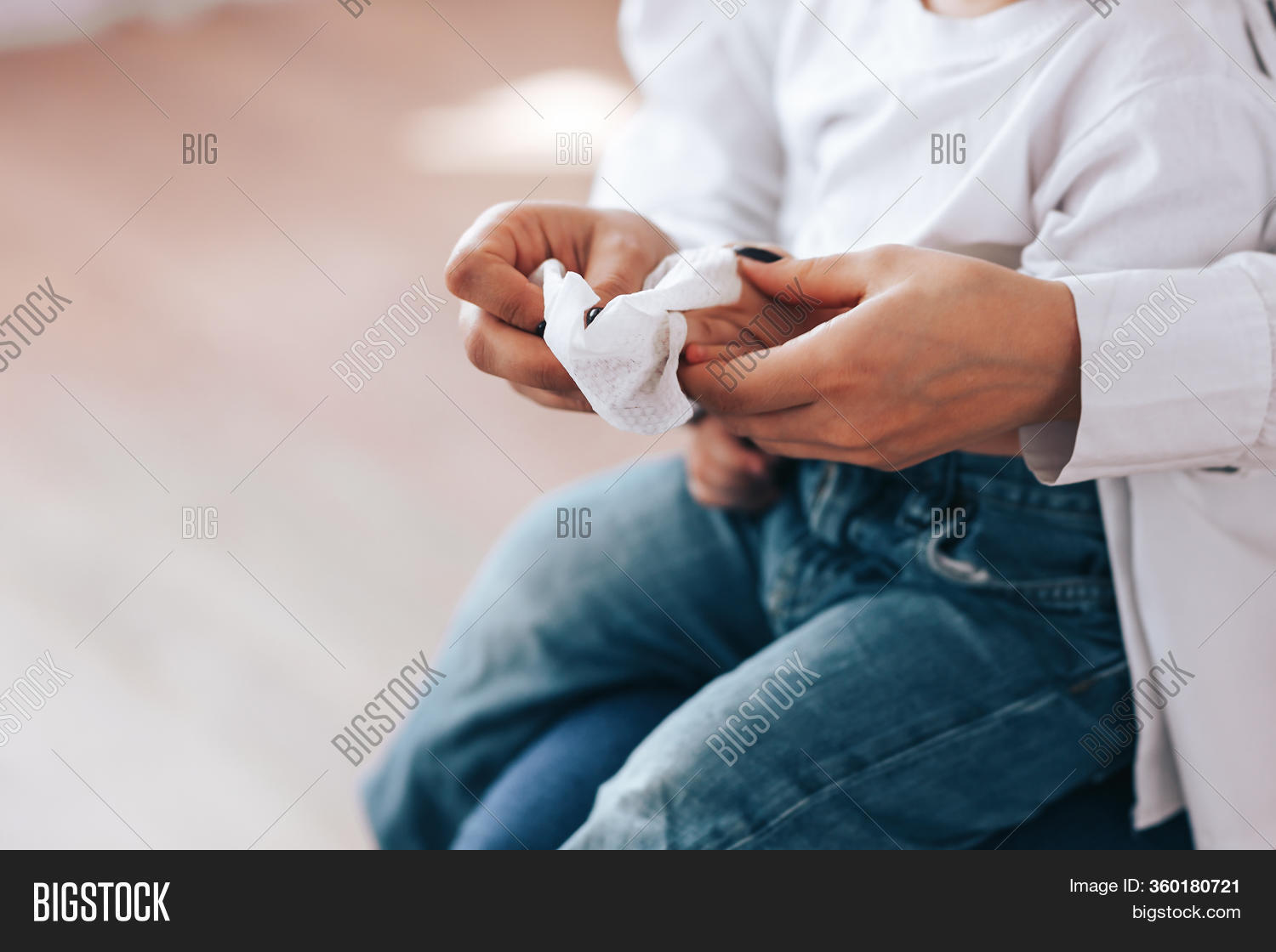 Mother Child Wipe Image & Photo (Free Trial) | Bigstock