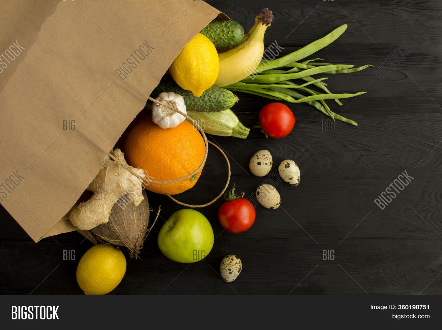 Paper Bag Vegetables Image & Photo (Free Trial) | Bigstock