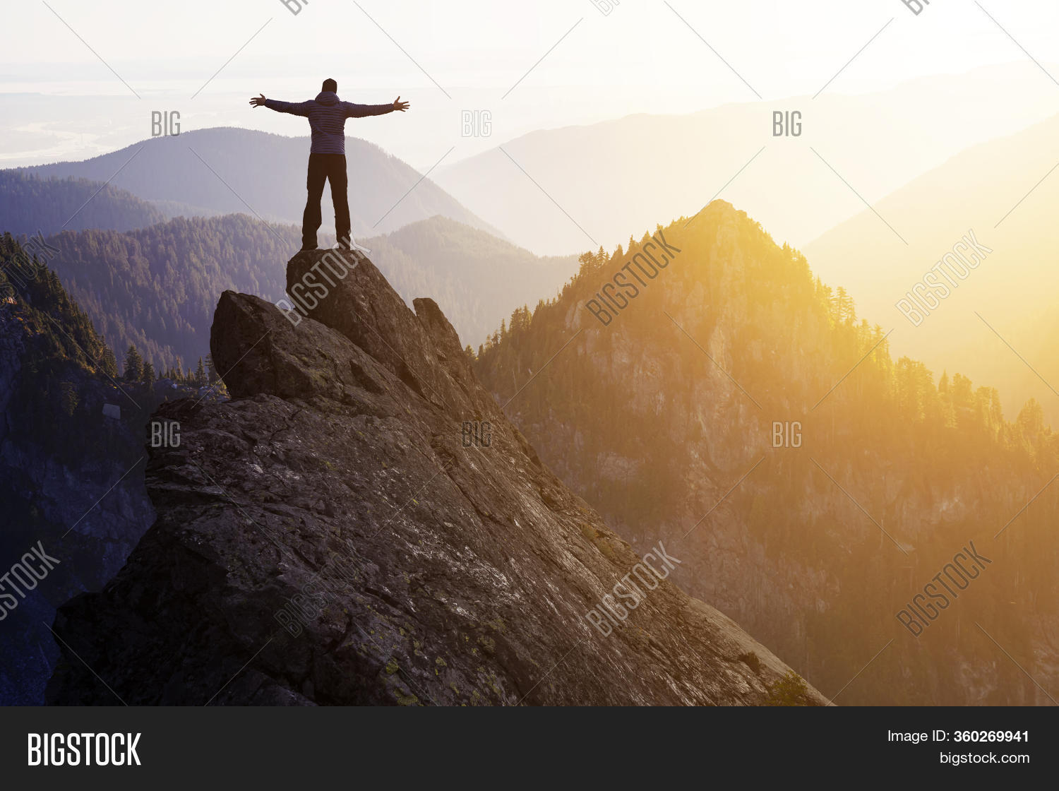 Adventurous Man Hiker Image & Photo (Free Trial) | Bigstock
