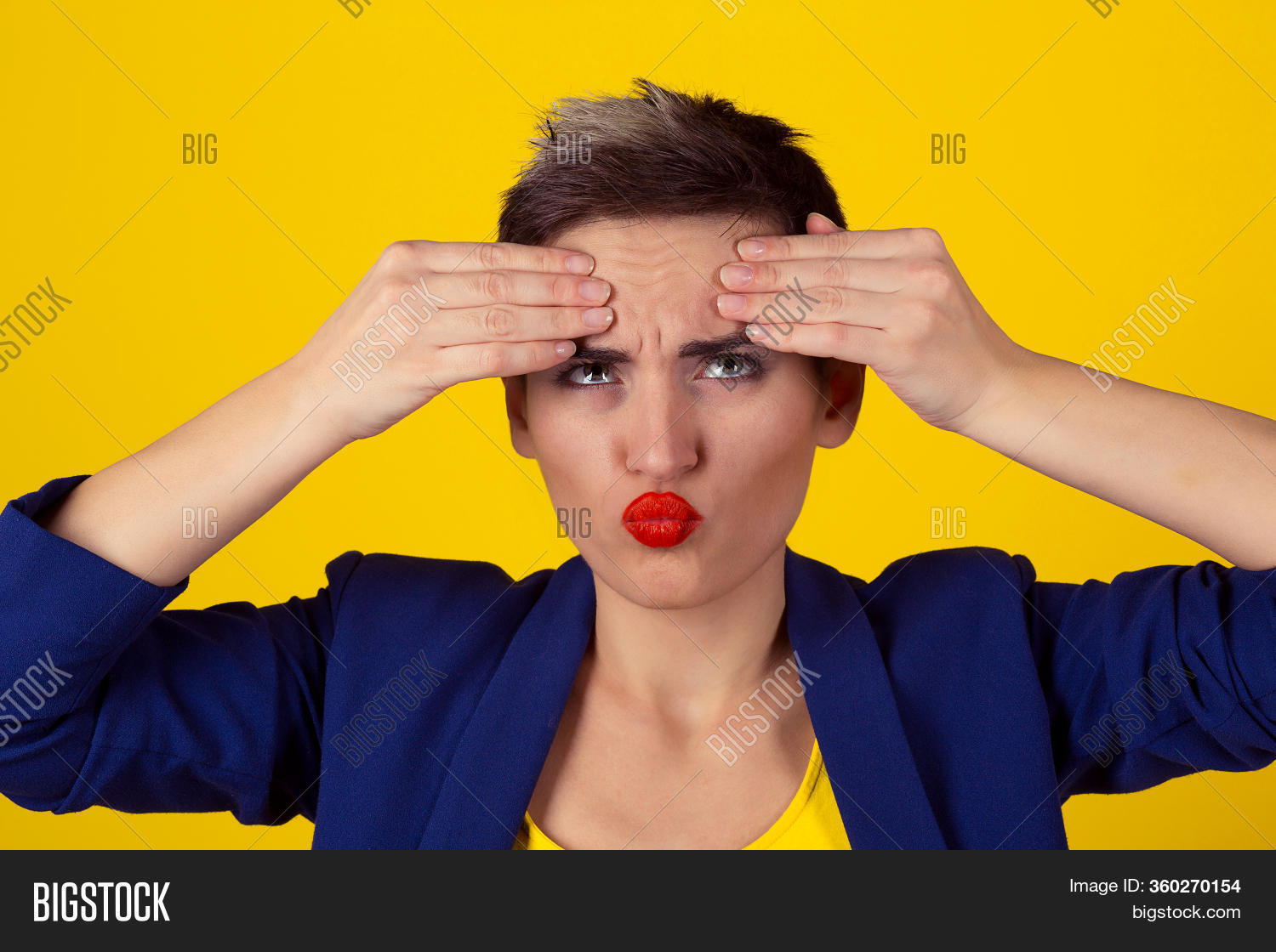 Girl Face, Wrinkles On Image & Photo (Free Trial) | Bigstock