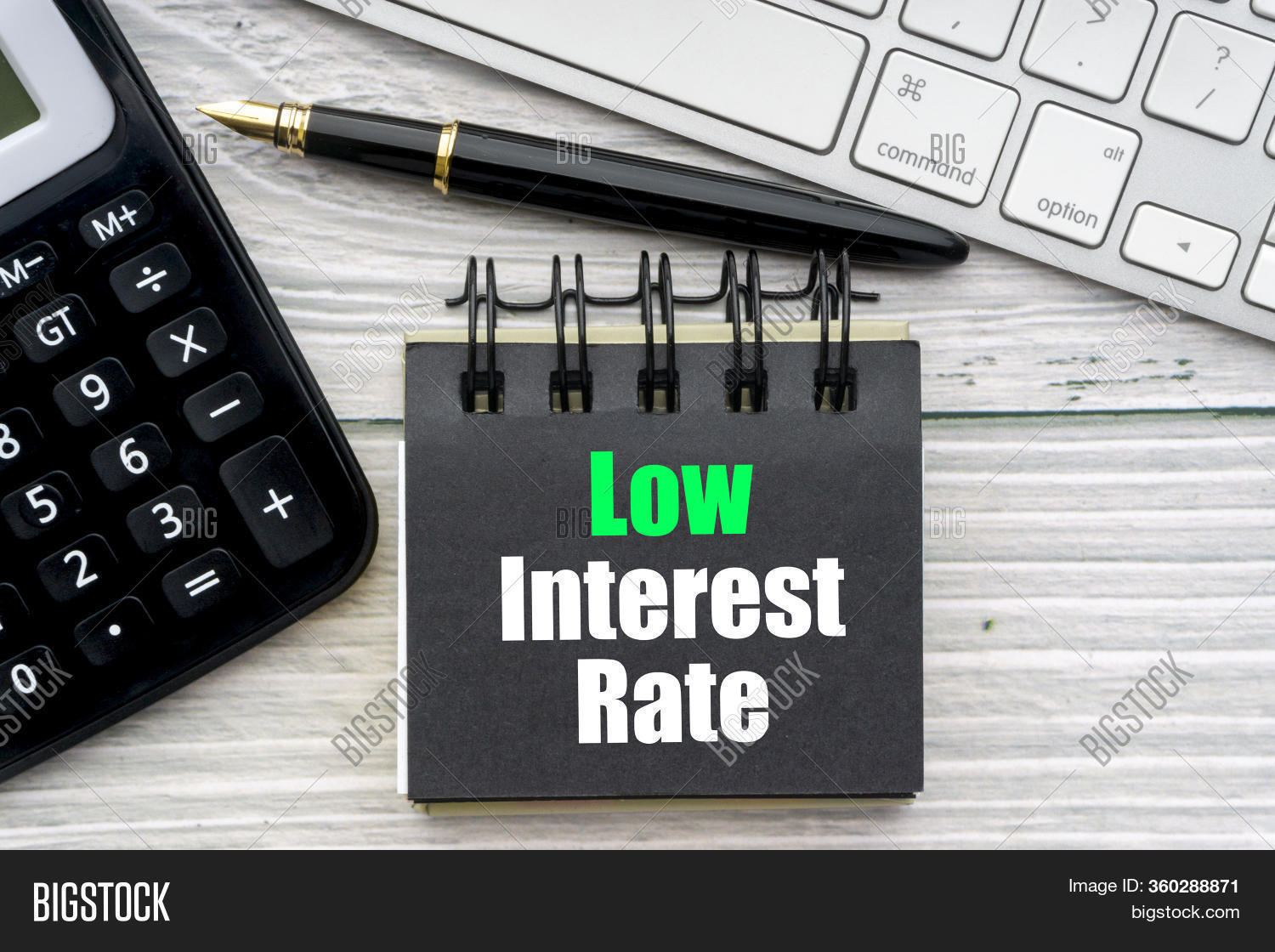 Low Interest Rate Text Image & Photo (Free Trial) | Bigstock