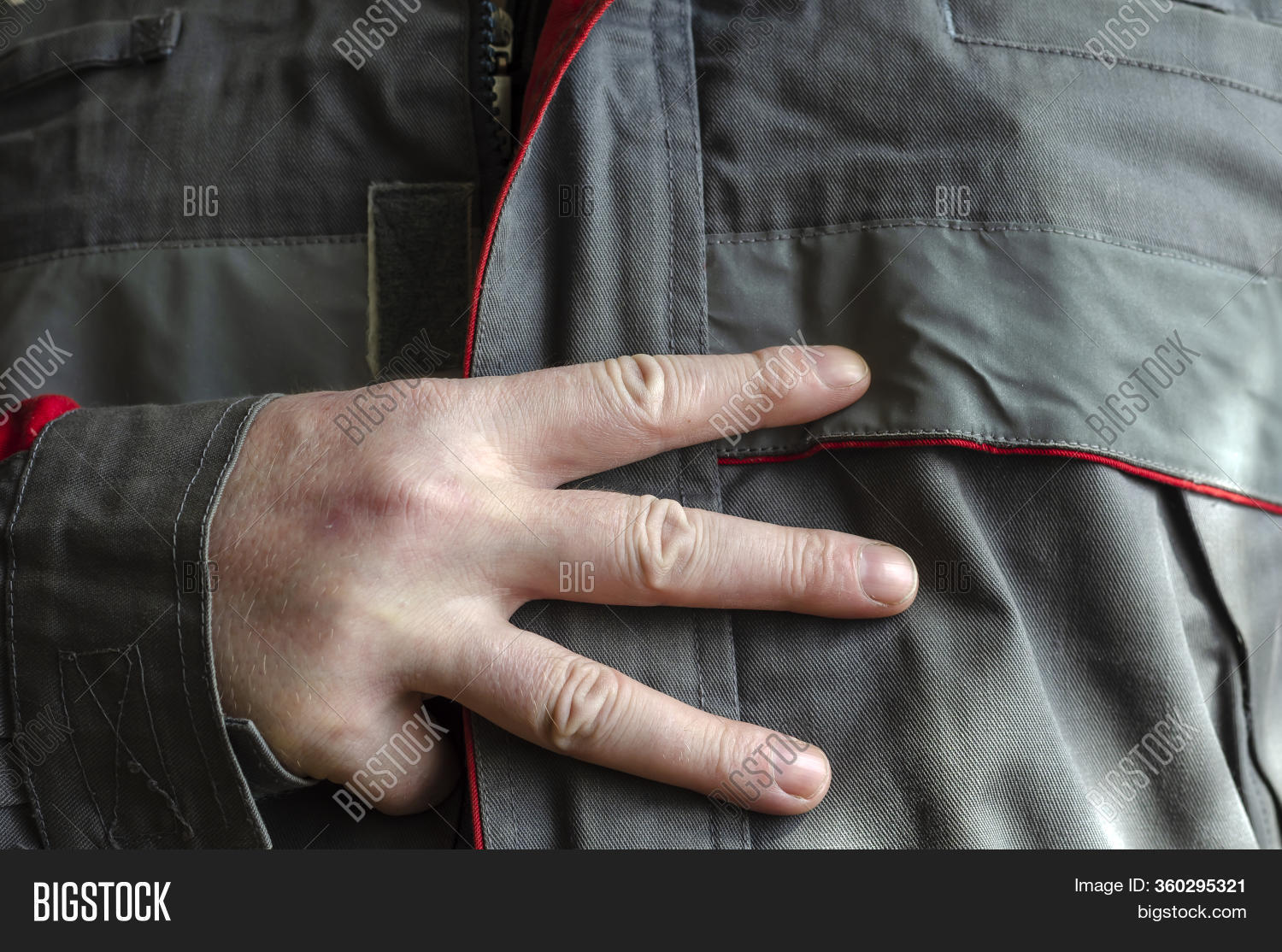 Man Shows Three Finger Image & Photo (Free Trial) | Bigstock
