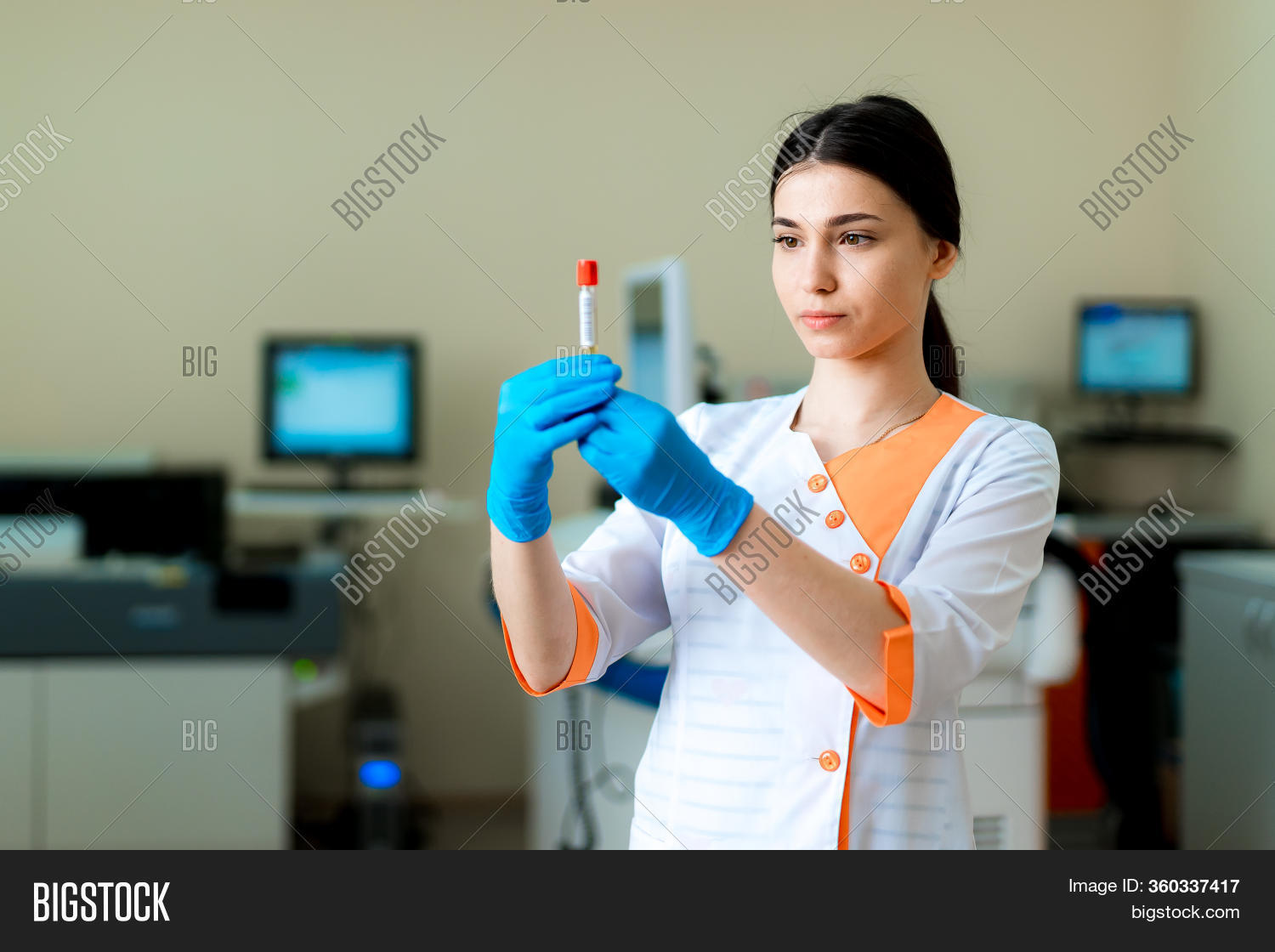 Nurse Holds Test Tubes Image & Photo (Free Trial) | Bigstock