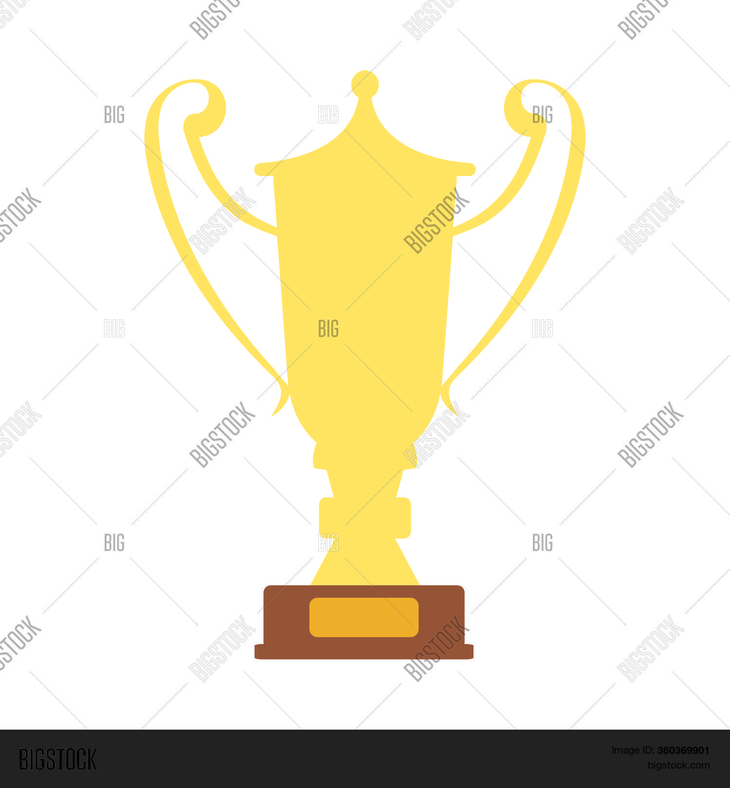 Winner's Trophy Icon Vector & Photo (Free Trial) | Bigstock