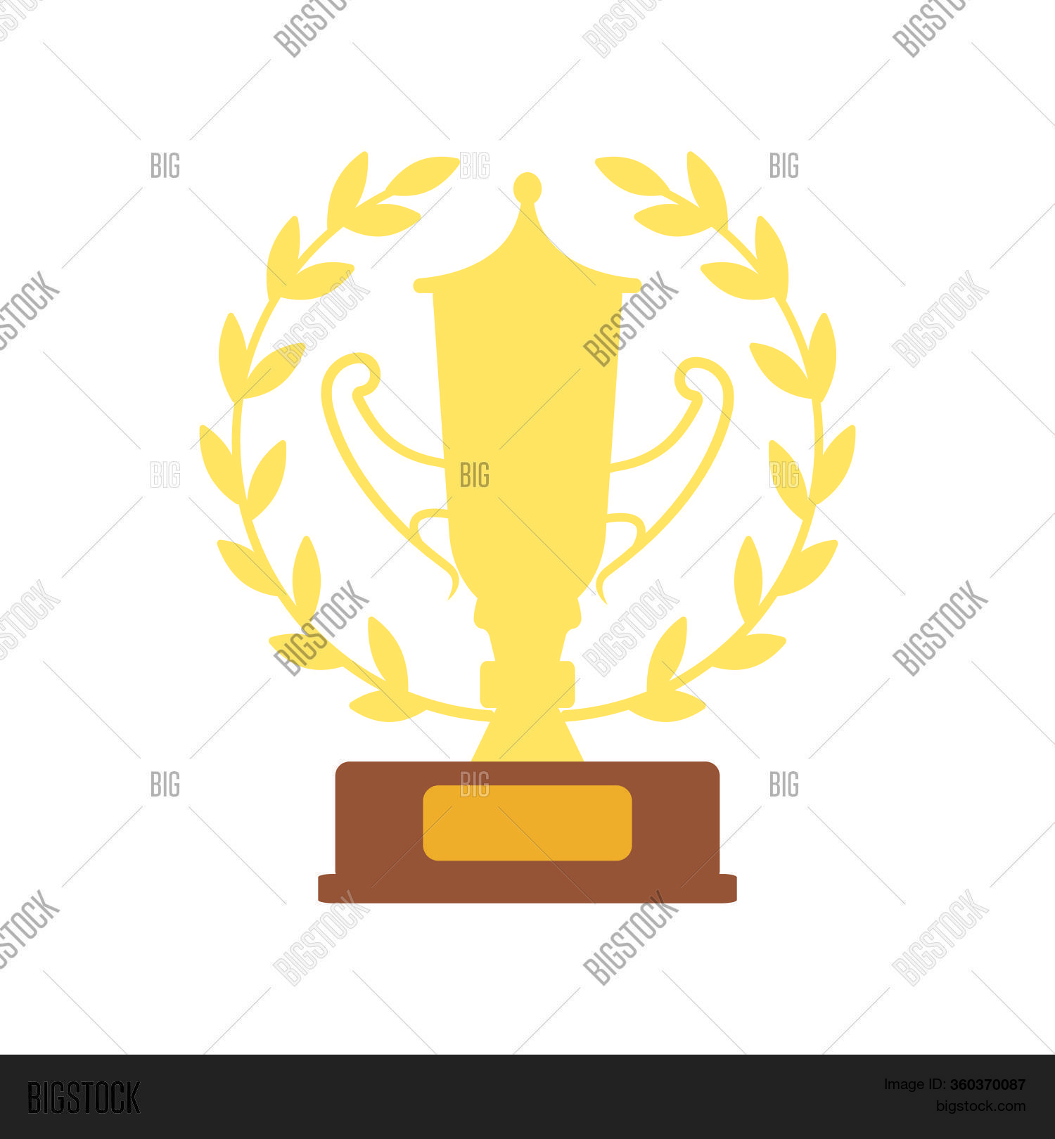 Winner's Trophy Icon Vector & Photo (Free Trial) | Bigstock