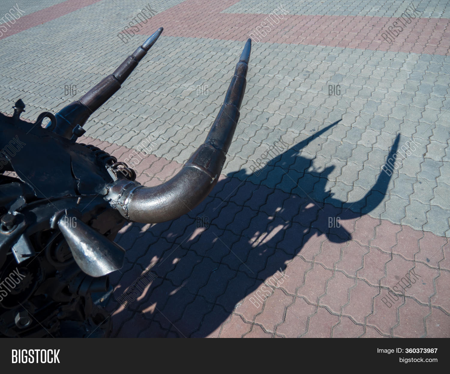 Horns Metal Bull Image & Photo (Free Trial) | Bigstock