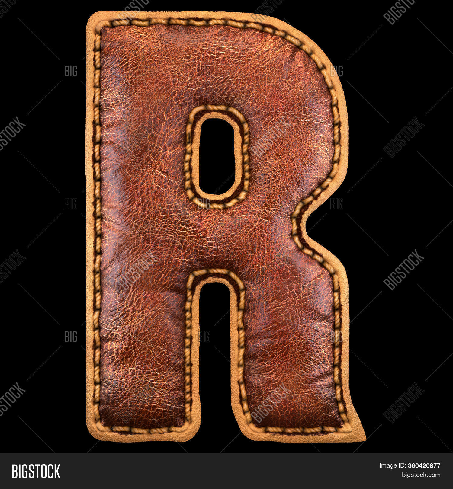 Leather Letter R Image & Photo (Free Trial) | Bigstock