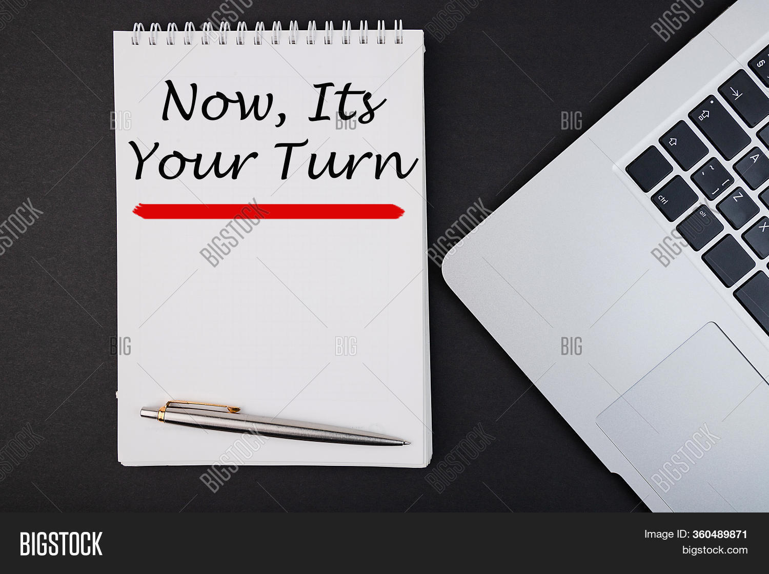 Now Your Turn Text, Image & Photo (Free Trial) | Bigstock