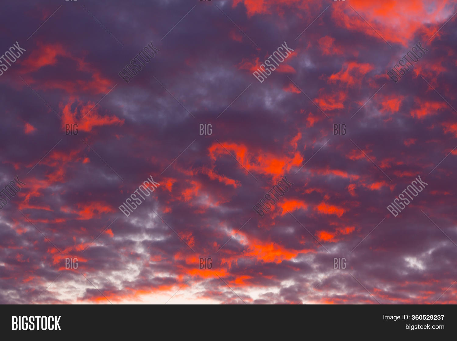 Beautiful Red Sunset Image & Photo (Free Trial) | Bigstock