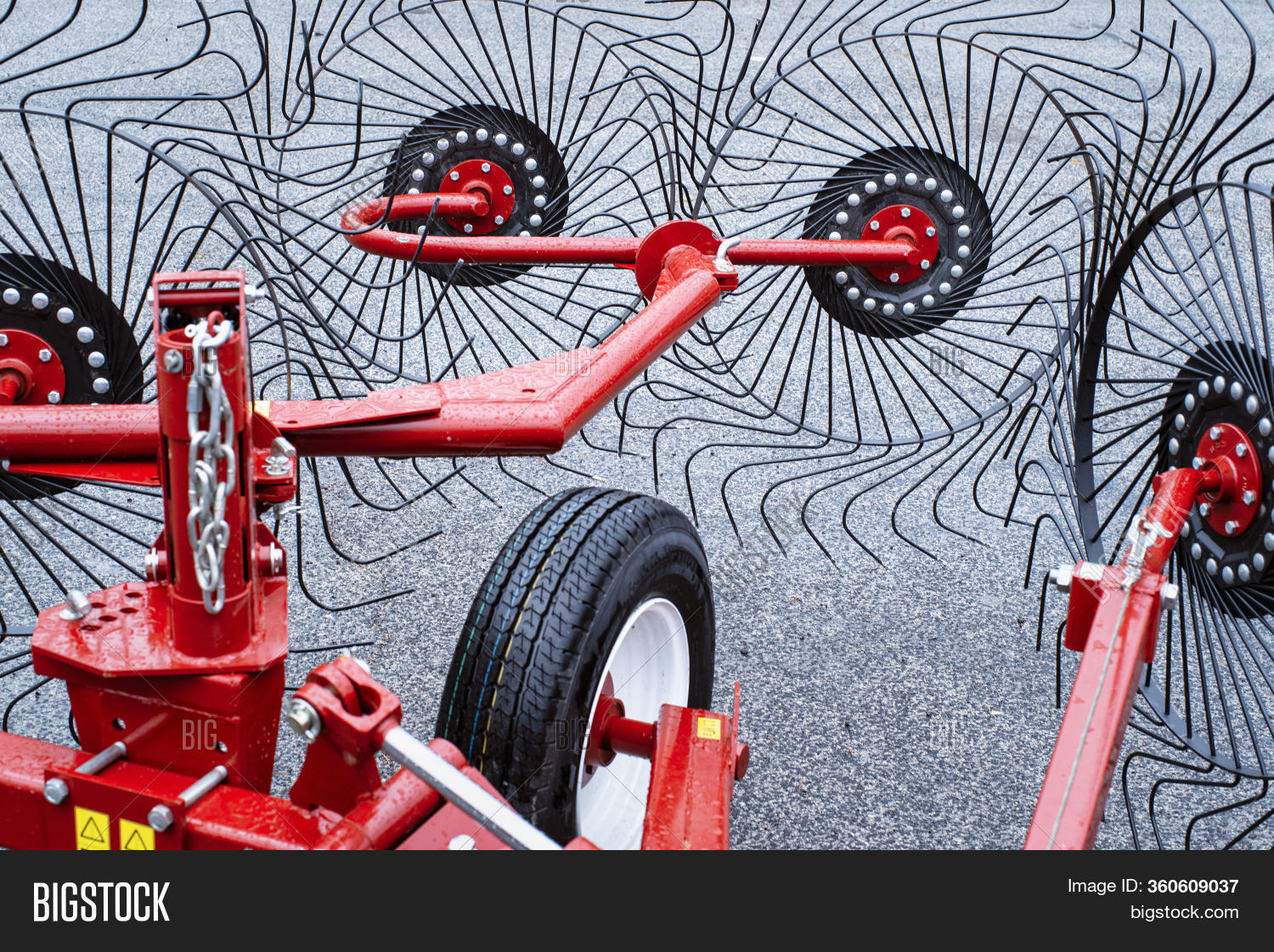 Machine Gathering Hay. Image & Photo (Free Trial) | Bigstock