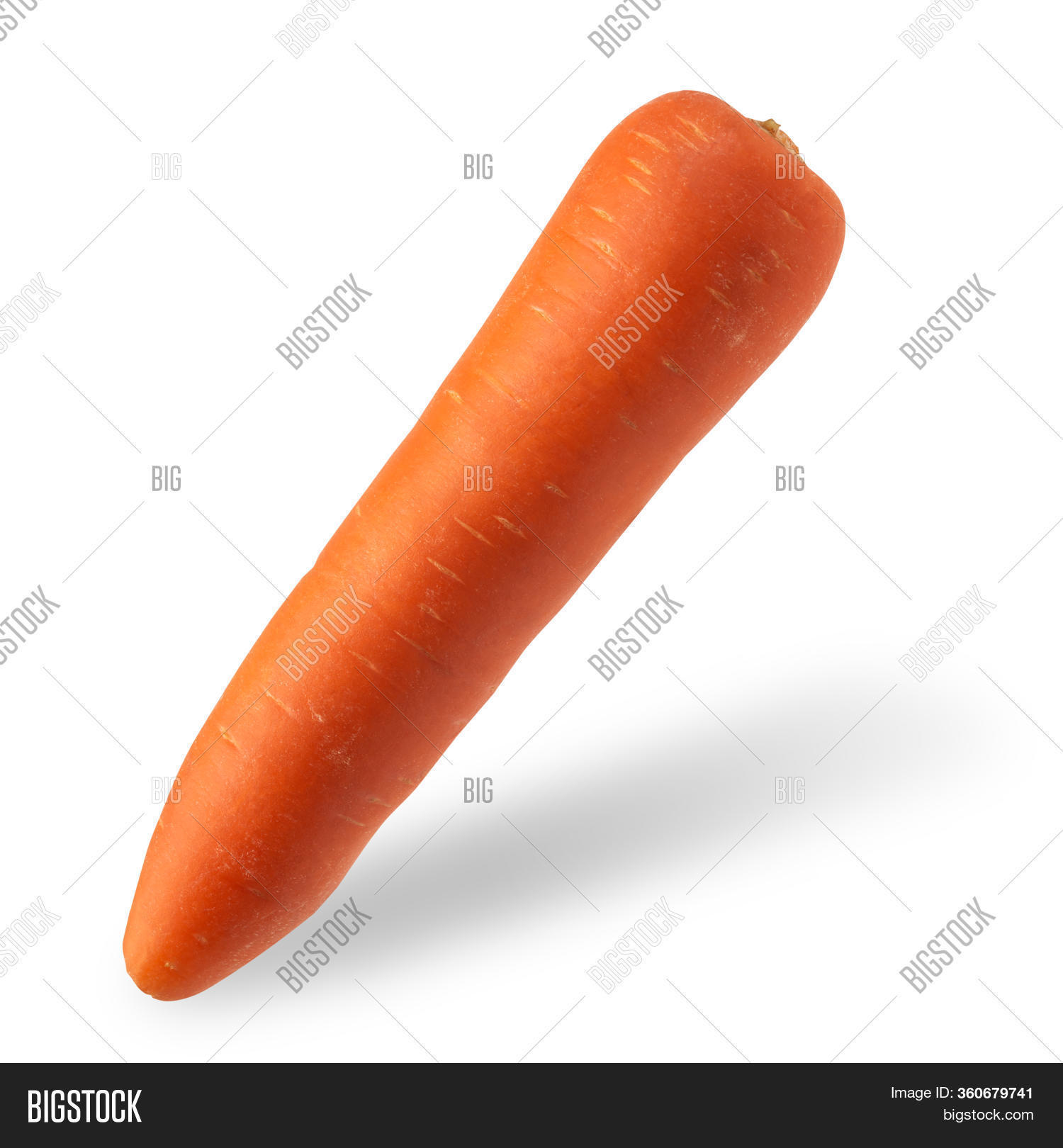 Fresh Carrots Isolated Image & Photo (Free Trial) | Bigstock