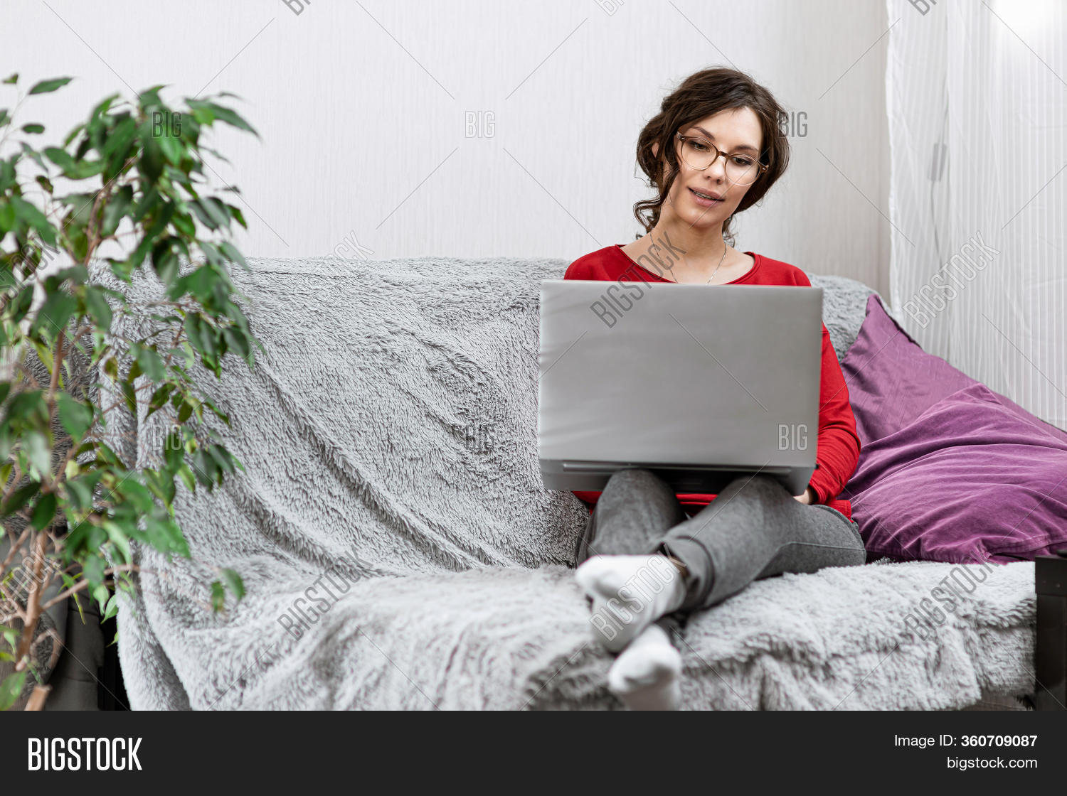 Young Girl Stay Home Image & Photo (Free Trial) | Bigstock