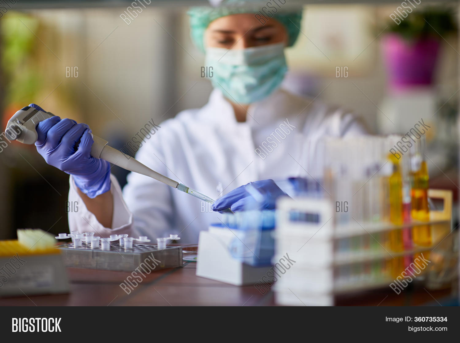 Lab Worker Using Image & Photo (Free Trial) | Bigstock