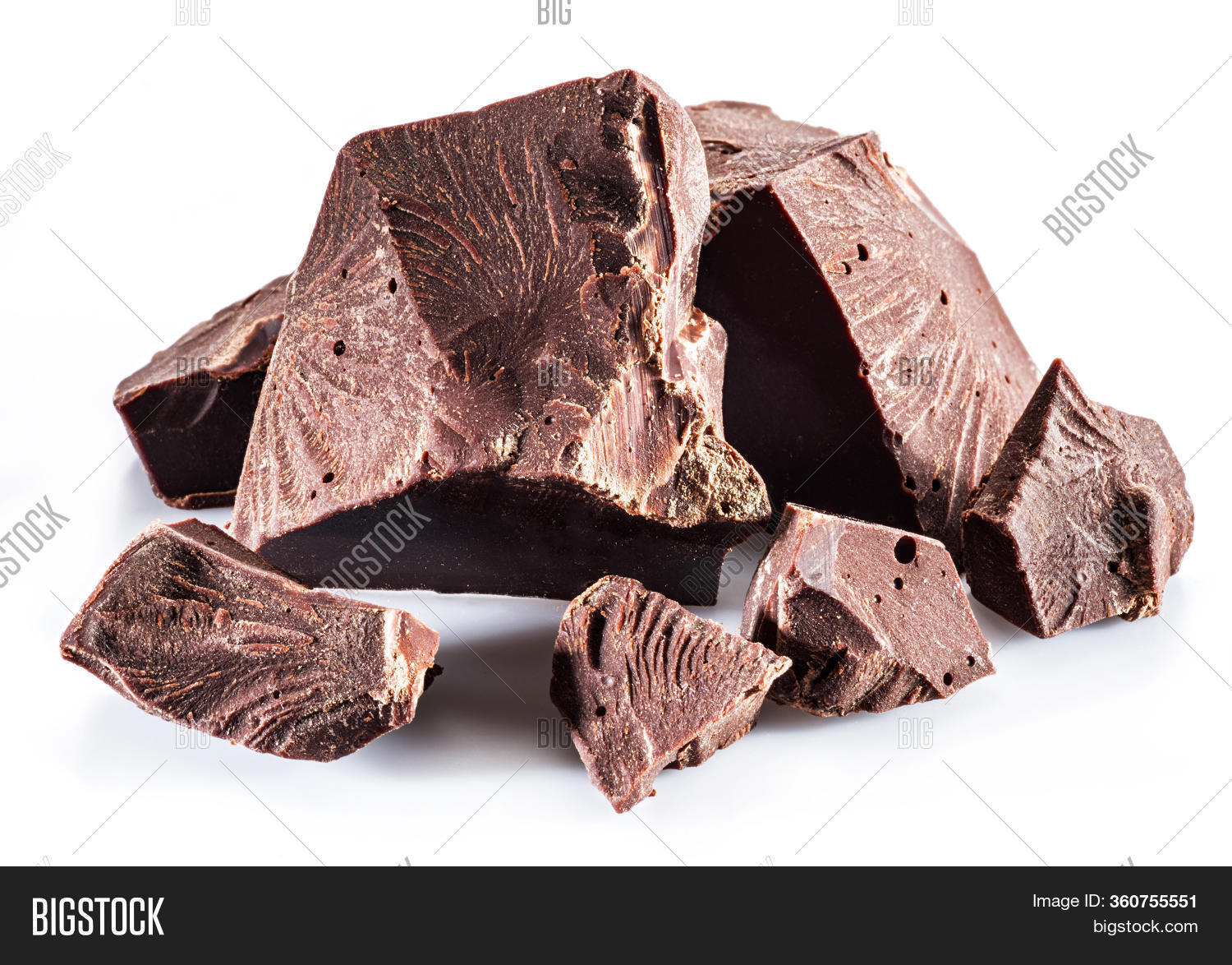 Pieces Dark Chocolate Image & Photo (Free Trial) | Bigstock