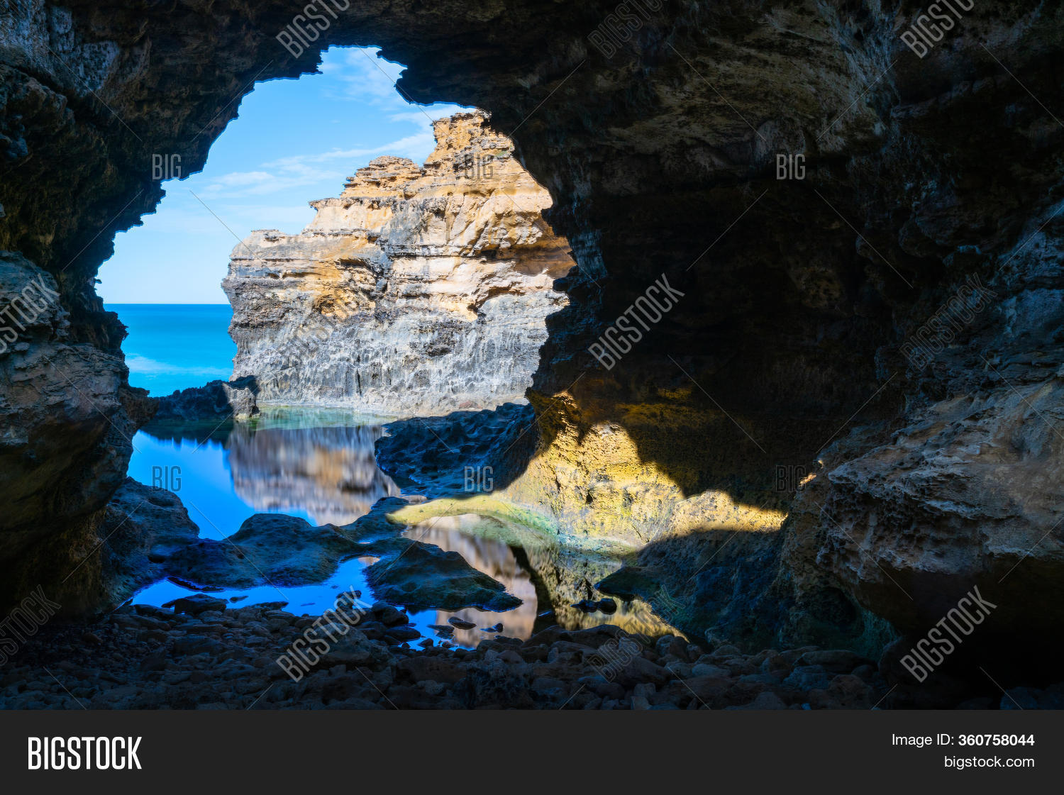 Grotto Pools Natural Image & Photo (Free Trial) | Bigstock